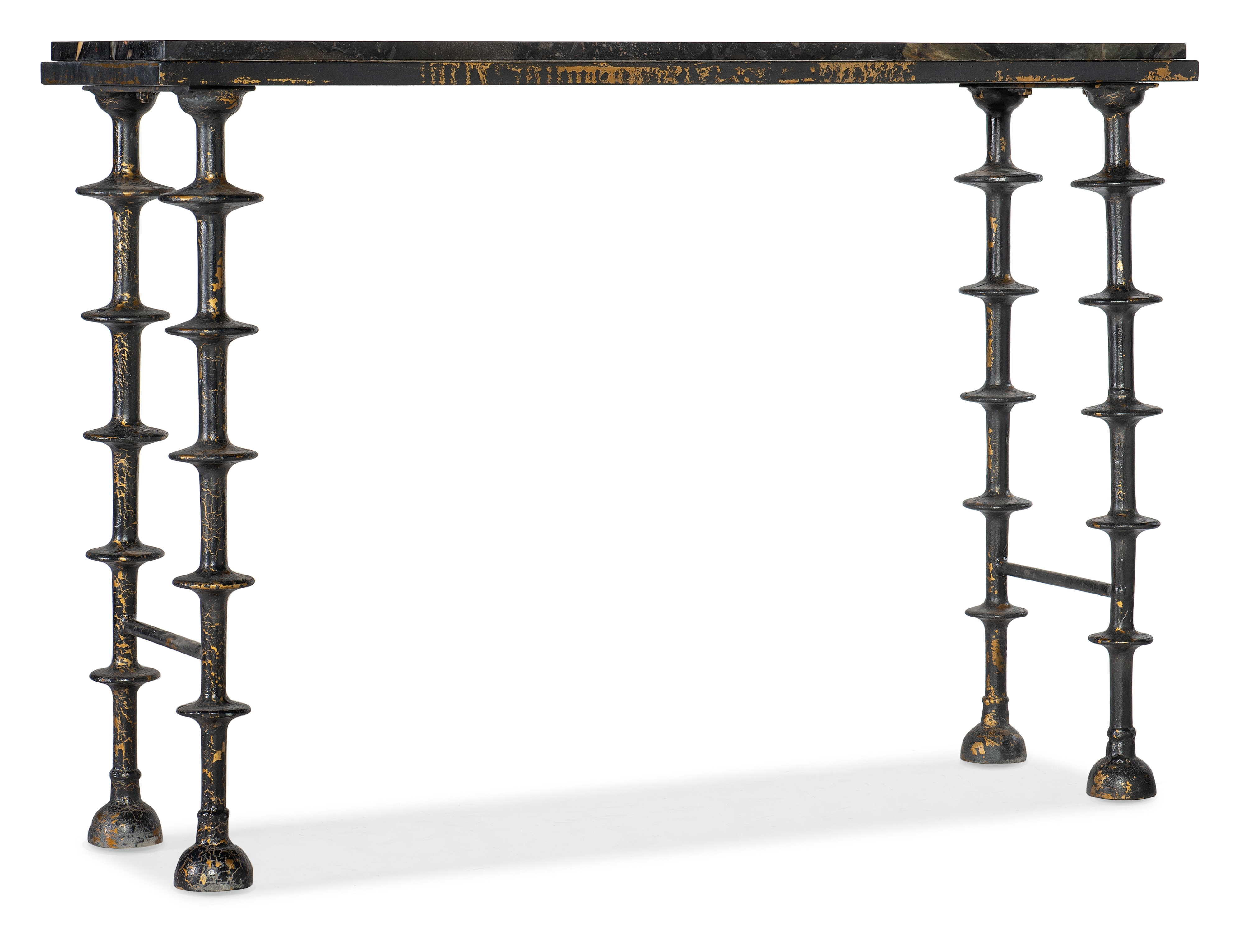 Hooker Furniture Melange 628 85102 00 Darcie Stone Top Narrow Console 