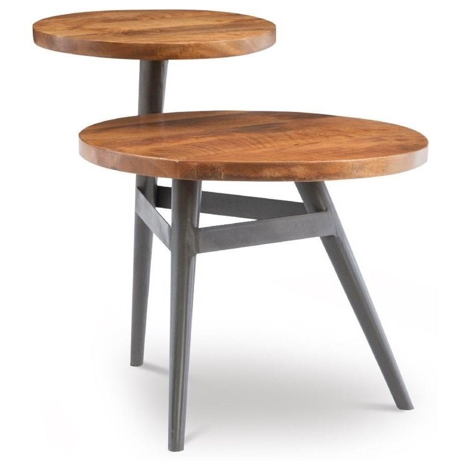 Powell Collis Transitional Side Table with Two Tiers | Wayside ...
