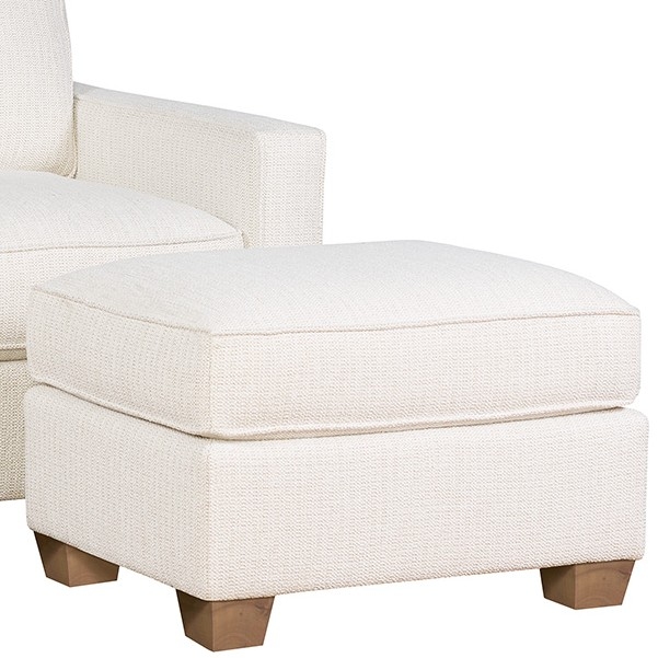 King Hickory Loft 3208-LG-F Casual Chair Ottoman with Welted Cushion ...