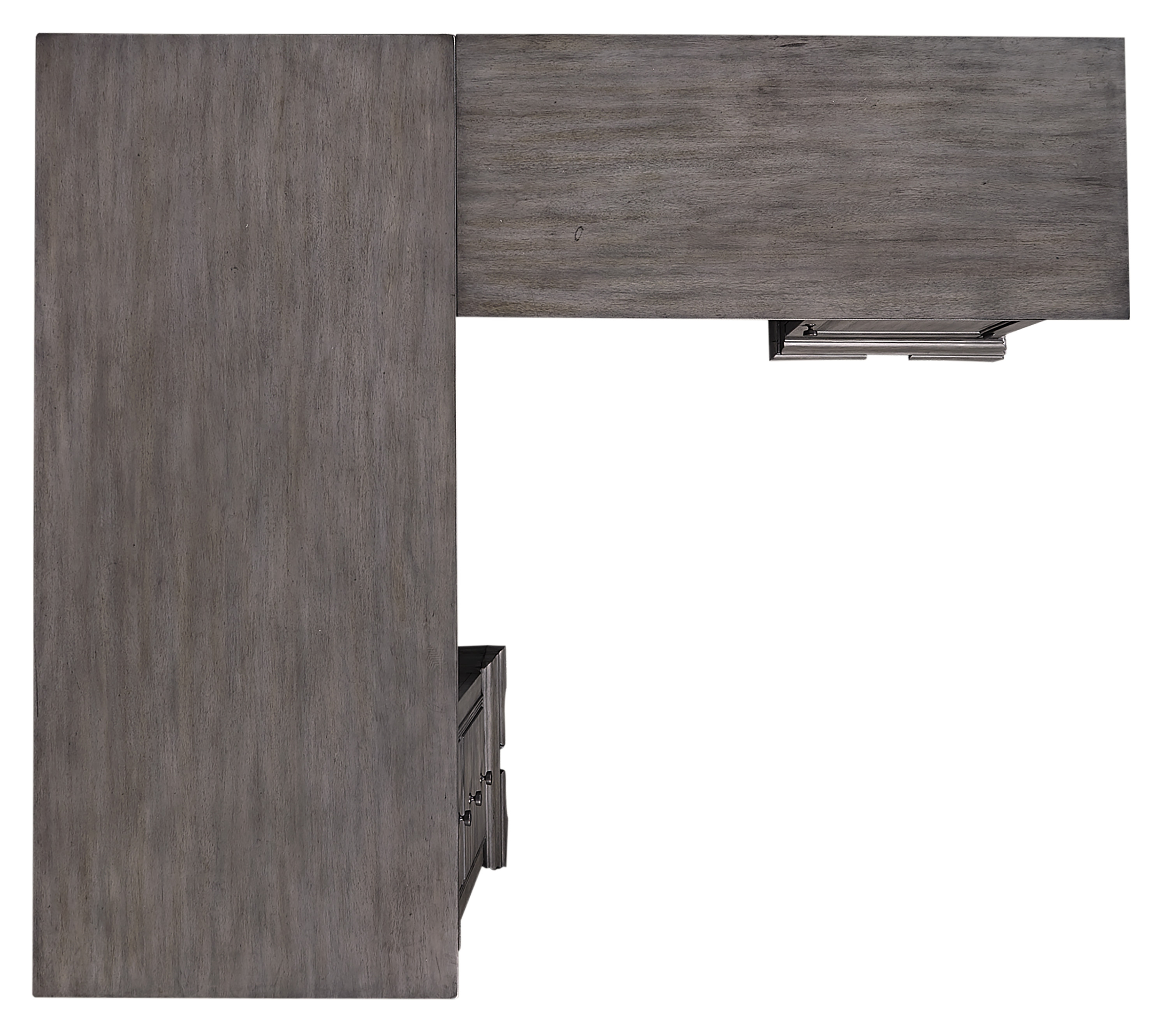 Aspenhome Sinclair Traditional L-Shaped Desk with Outlets | Reeds ...