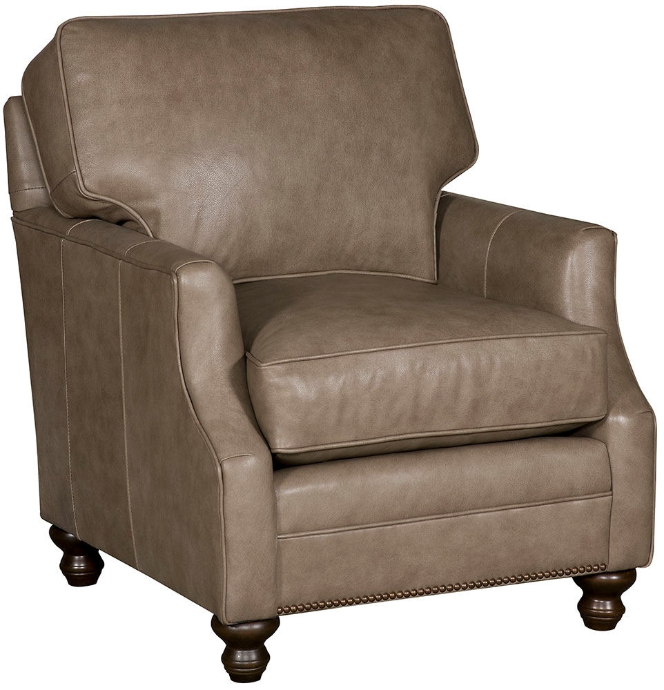 King Hickory Cory 2101-NLT-L Transitional Leather Accent Chair with ...
