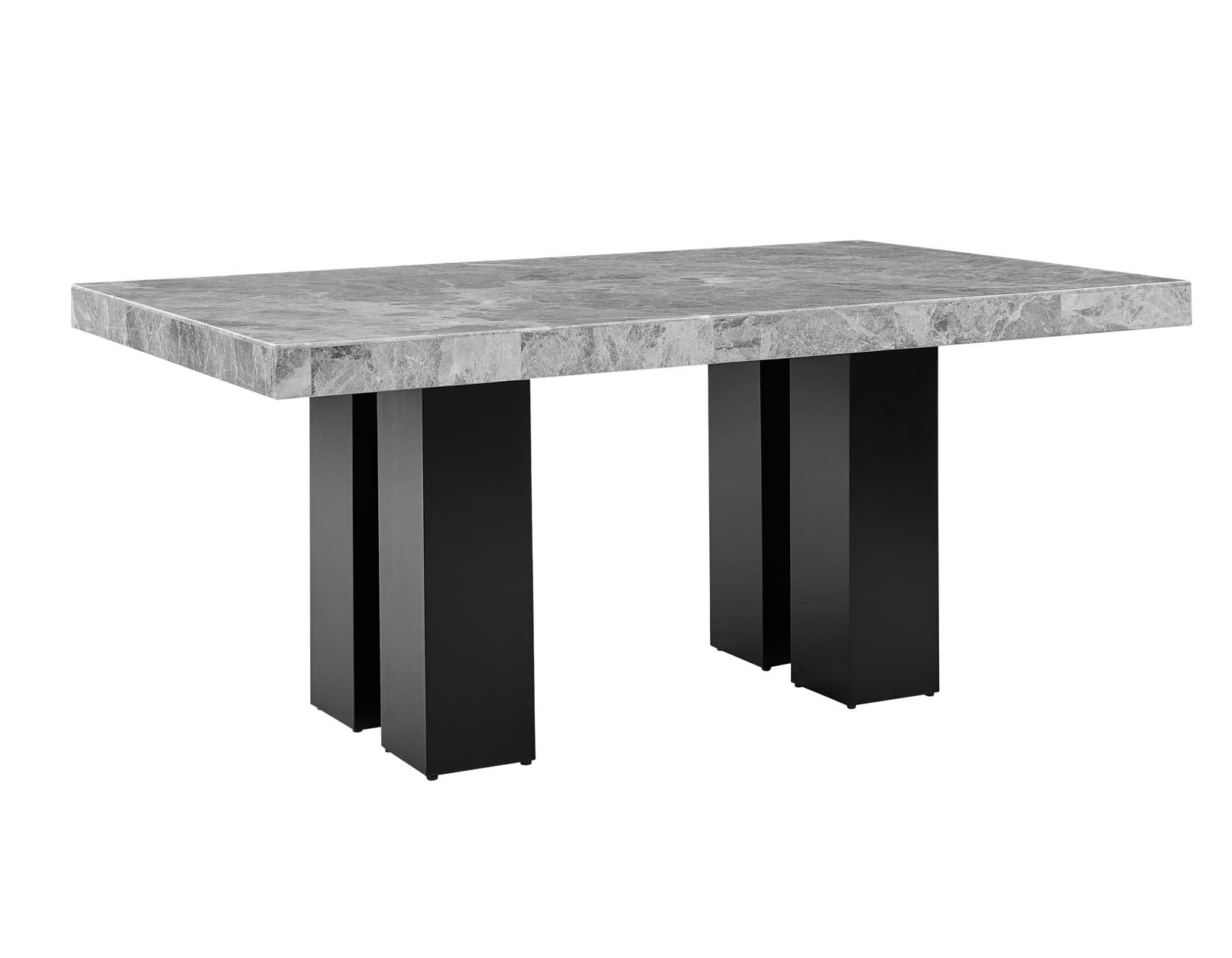 Steve Silver Camila 1xCM420WB 1xCM420WTG Rectangular Gray Marble Dining Steve Silver Camila 1xCM420WB 1xCM420WTG Rectangular Gray Marble Dining