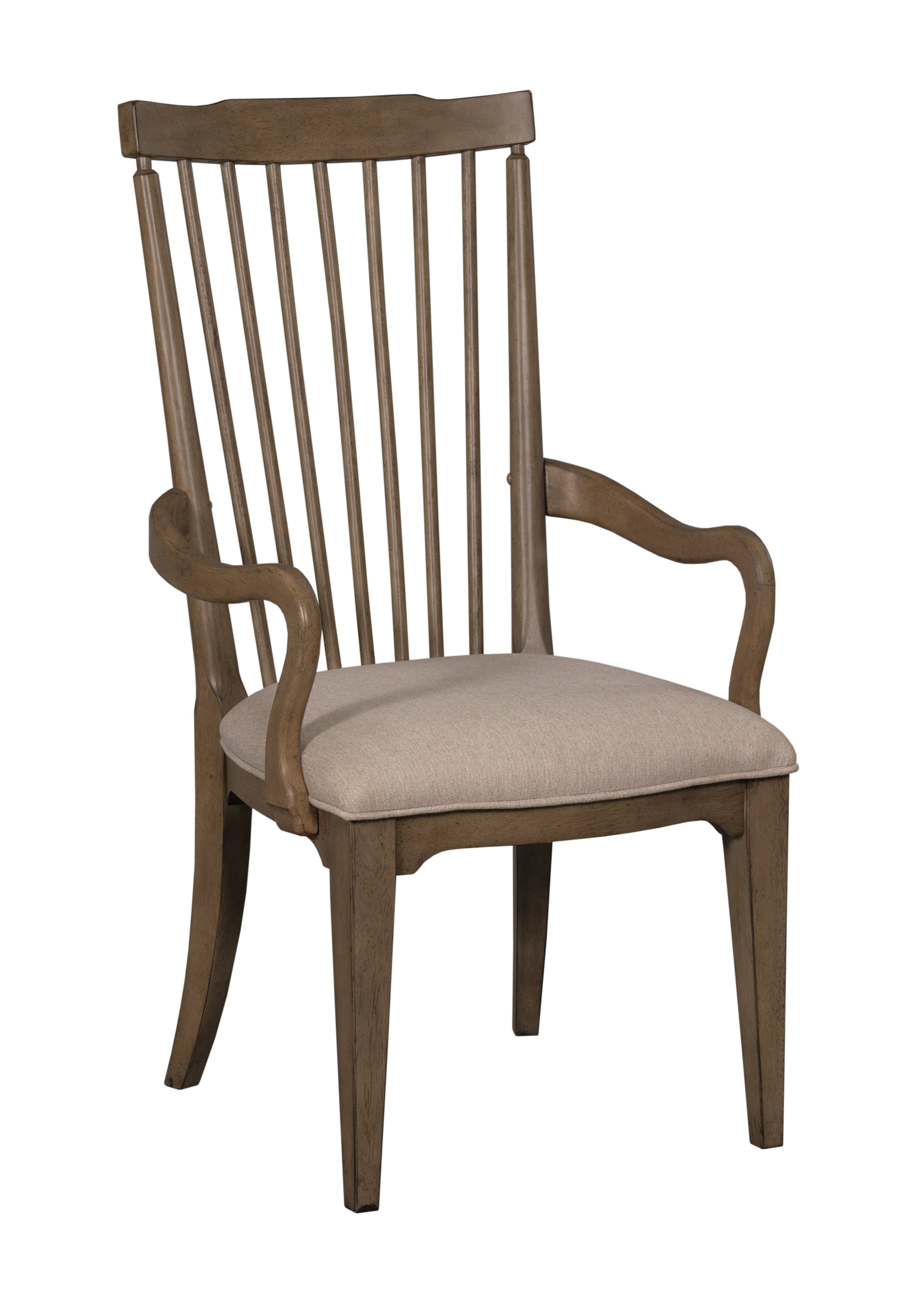 American Drew Carmine Transitional Vincent Spindle Back Arm Chair ...