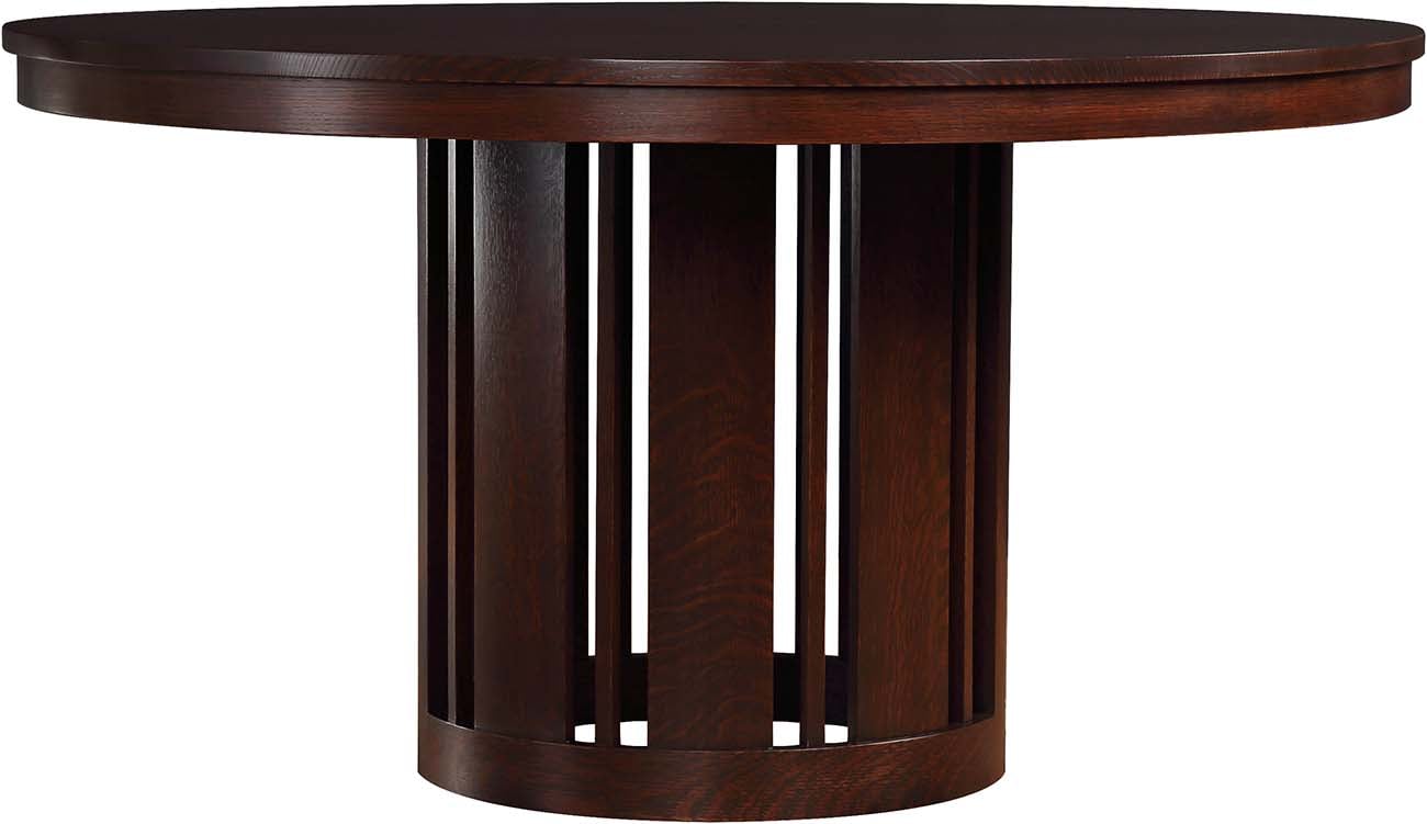 Stickley Park Slope 89-1541-56-2LVS-56-031 56" Park Slope Round Dining ...