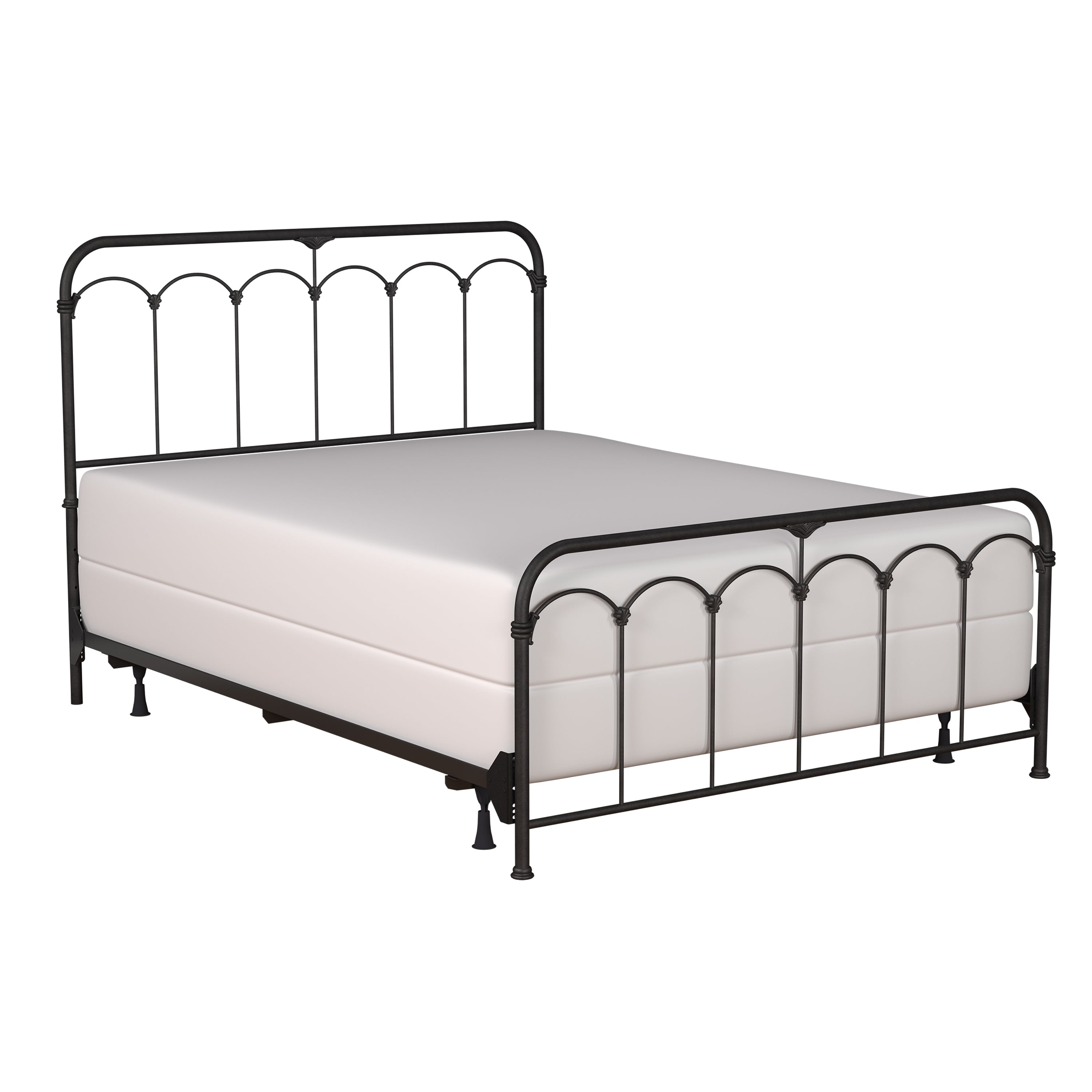 Hillsdale Jocelyn 2087BKR Jocelyn King Metal Bed With Frame Esprit