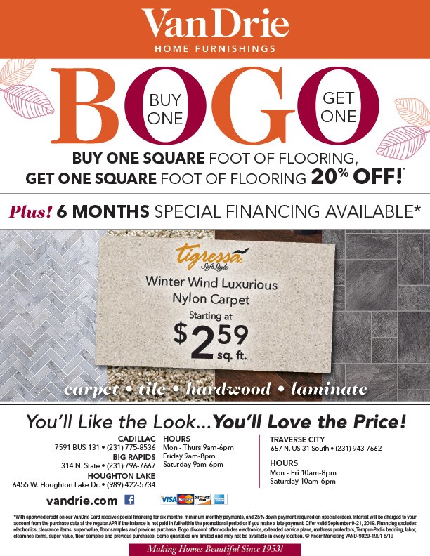 Carpet & Flooring | VanDrie Home Furnishings | Cadillac, Traverse City ...