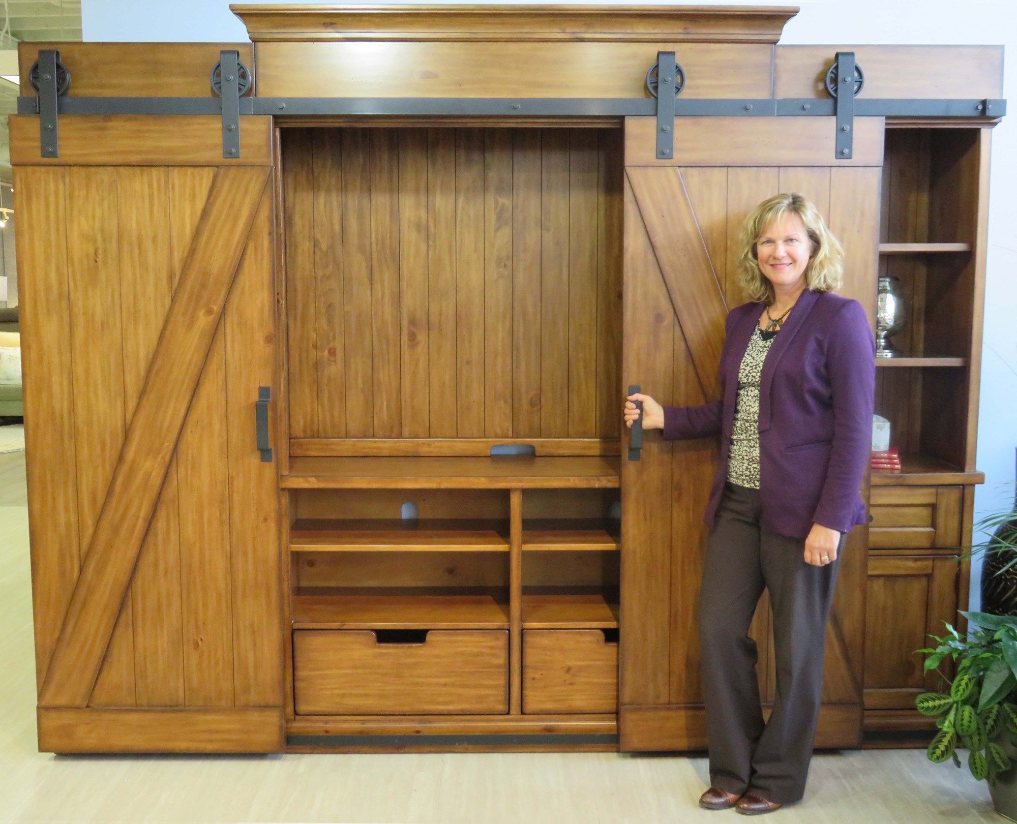 Bennett’s Introduces a Unique look for an Entertainment Wall Unit ...