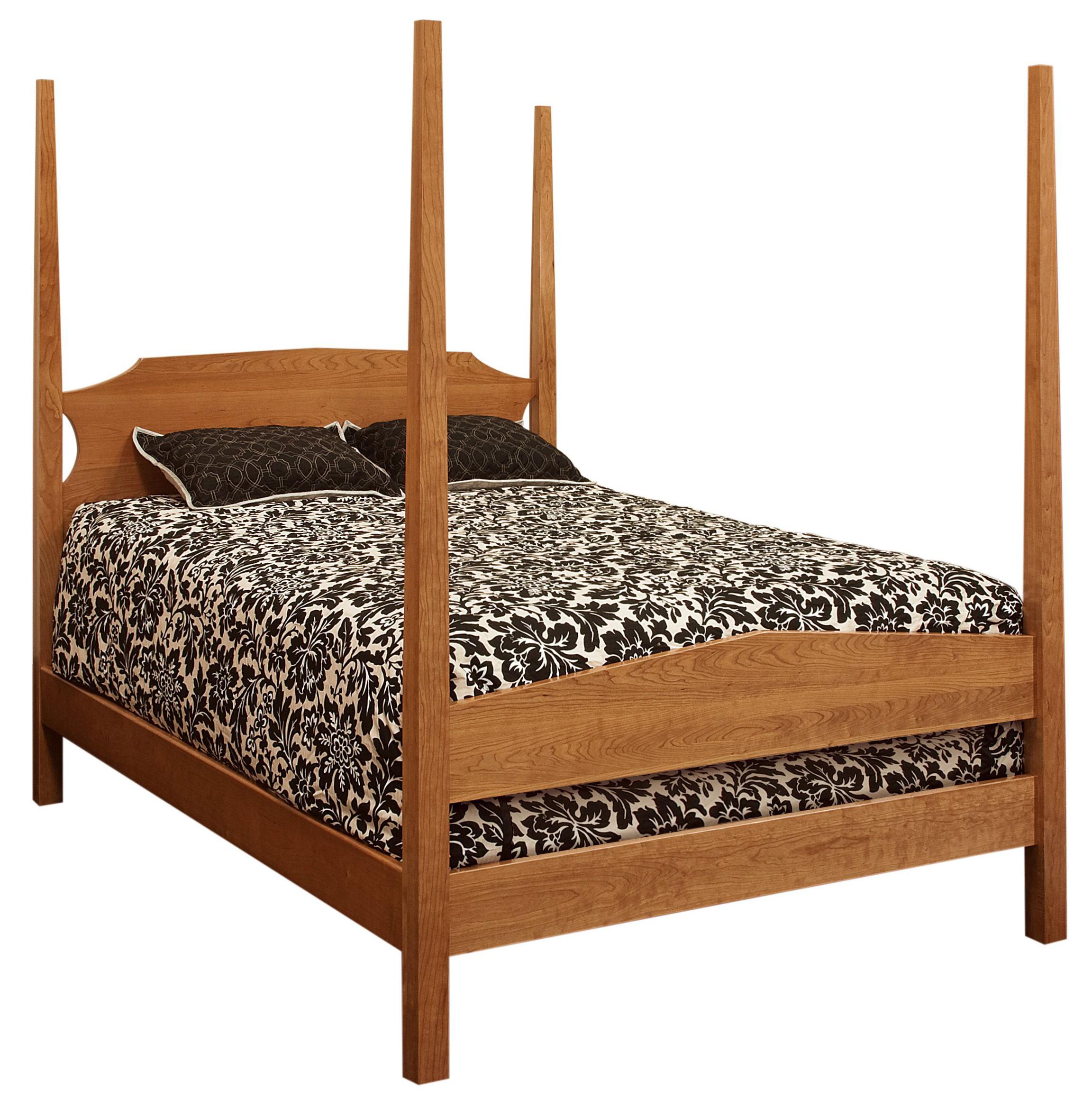 queen poster bed frame