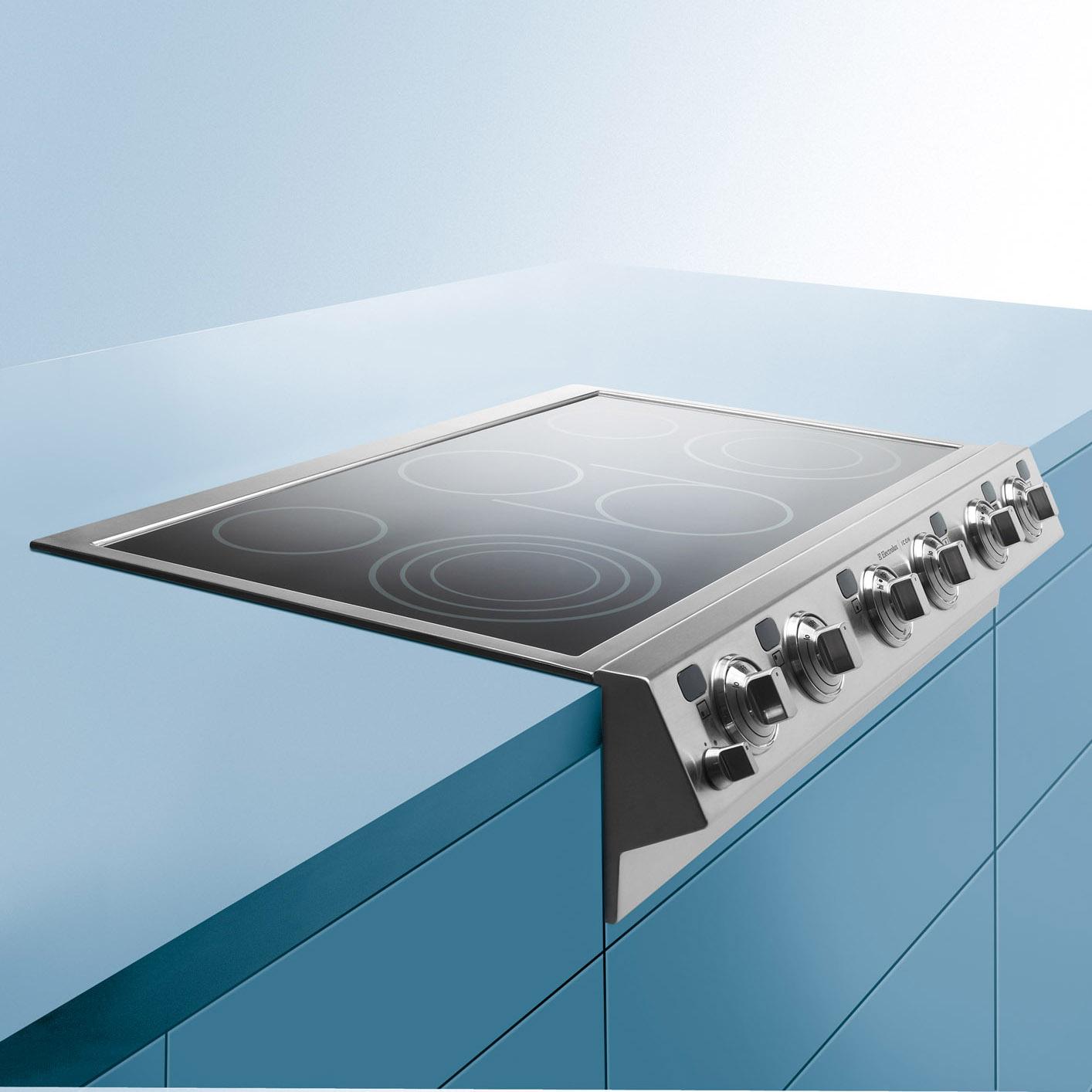 Electrolux ICON® 36" Slide-In Electric Cooktop with 6 Radiant Elements ...