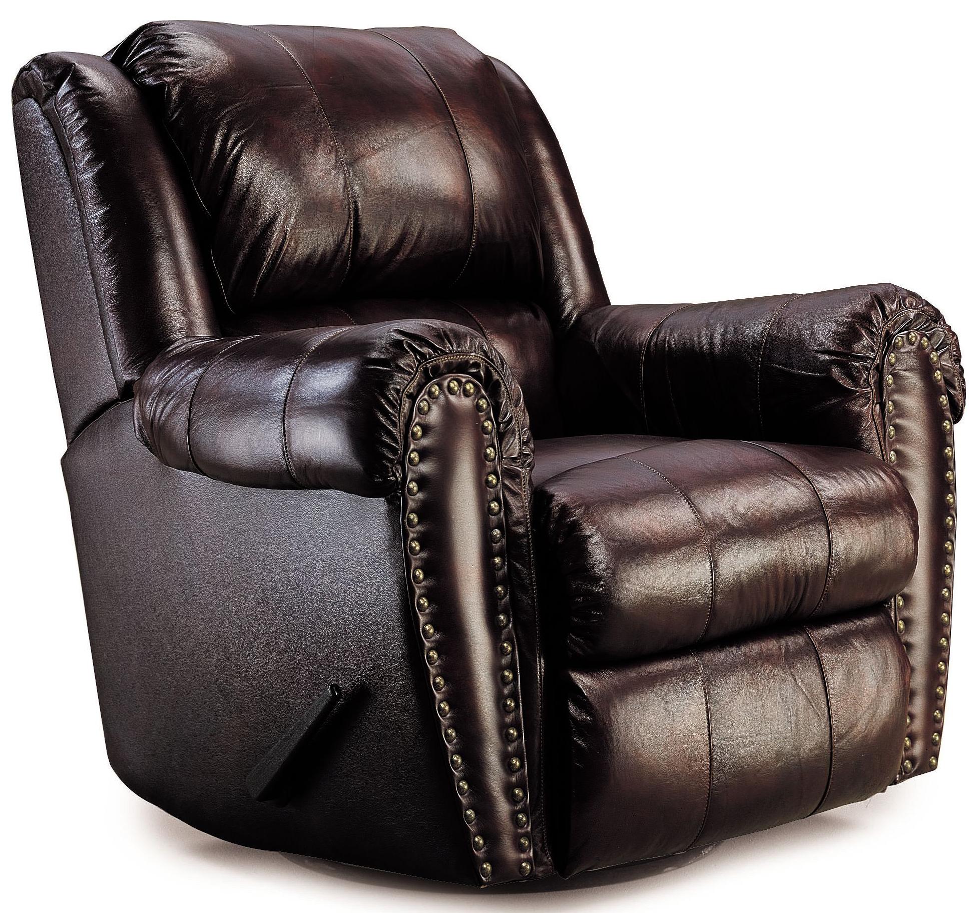 Lane Recliner Brown Leather at Russell Chau blog
