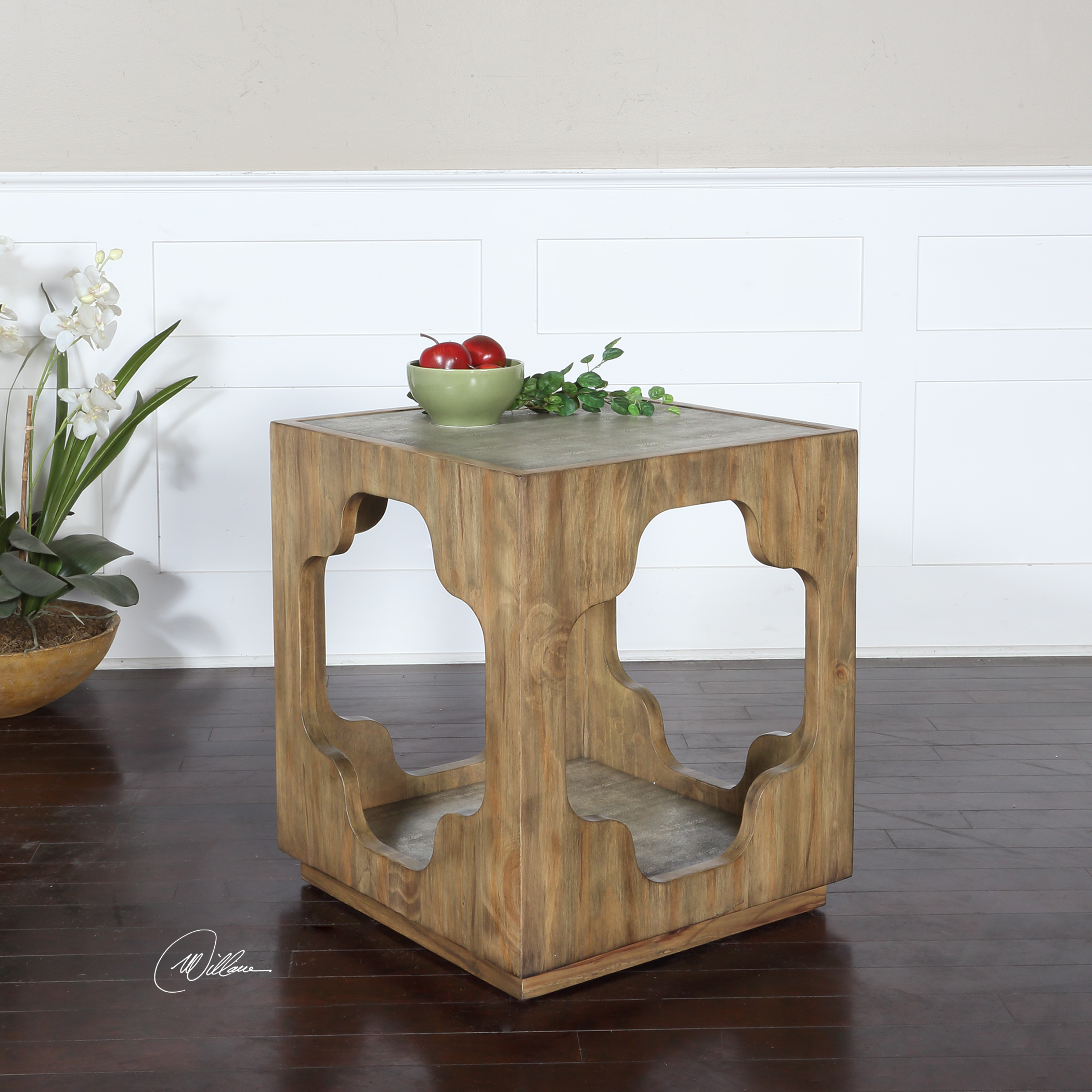 Uttermost Accent Furniture 25906 Kuba Square Accent Table | Becker ...
