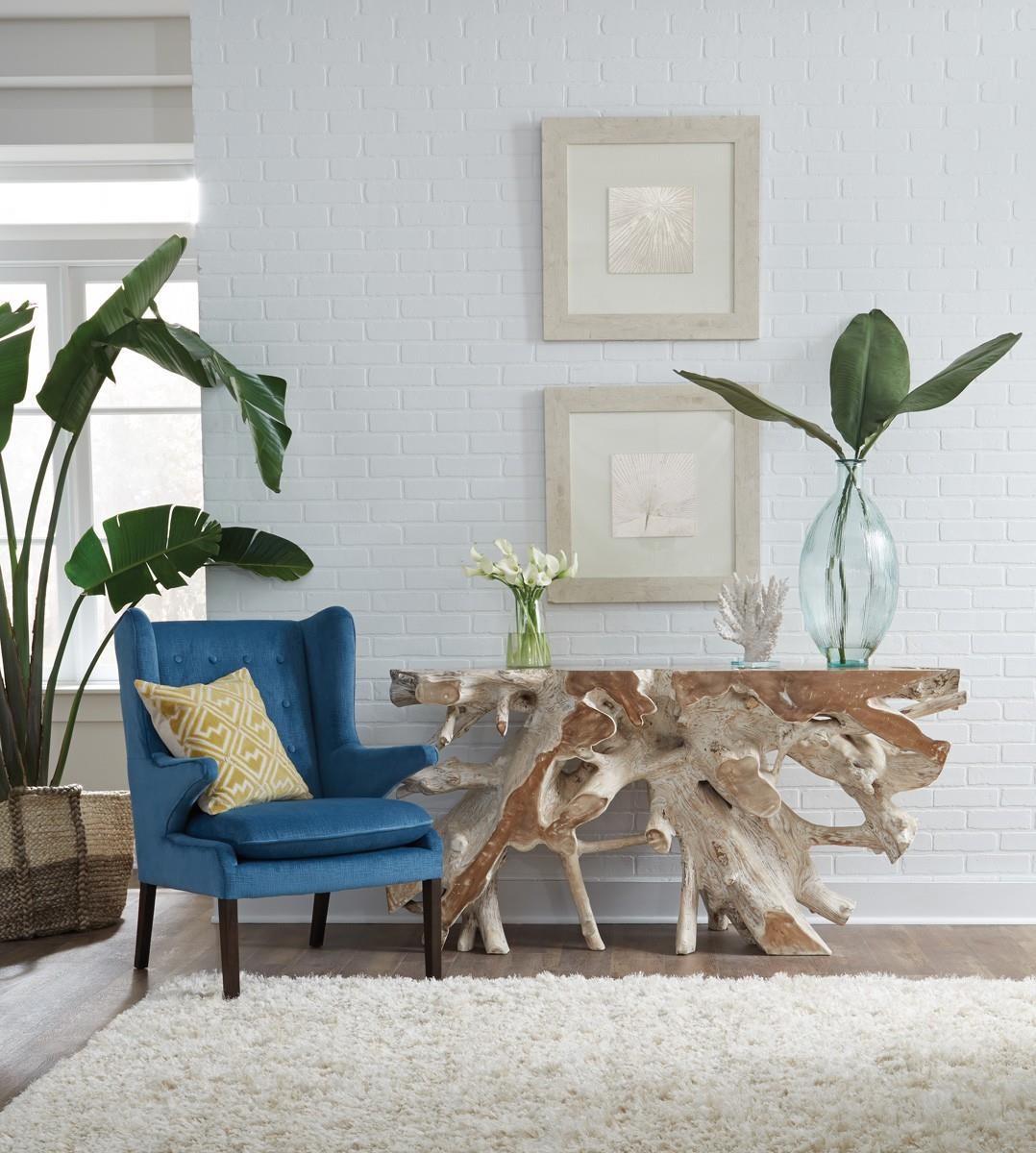 Classic Home Cypress Root Teak Tree Root Console Table | Howell ...