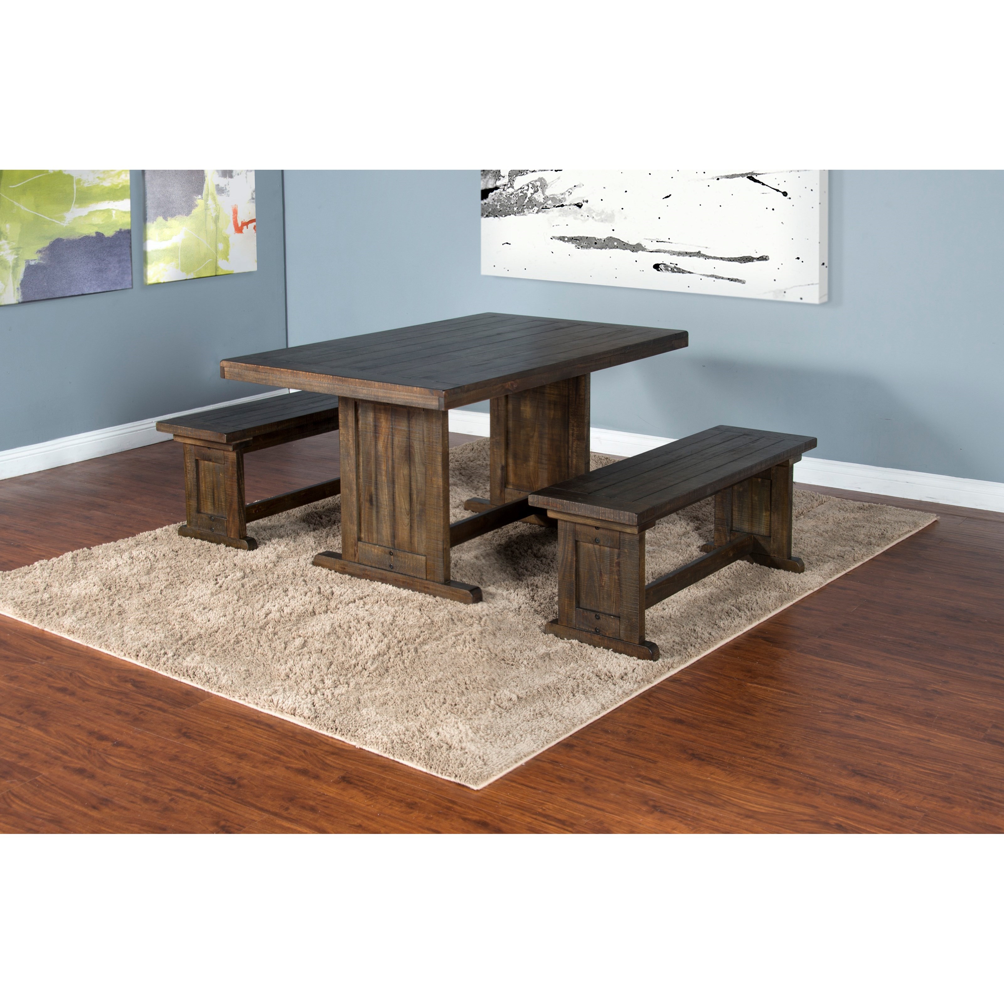 Sunny Designs Homestead Side Bench | Conlin's Furniture | Dining Benches