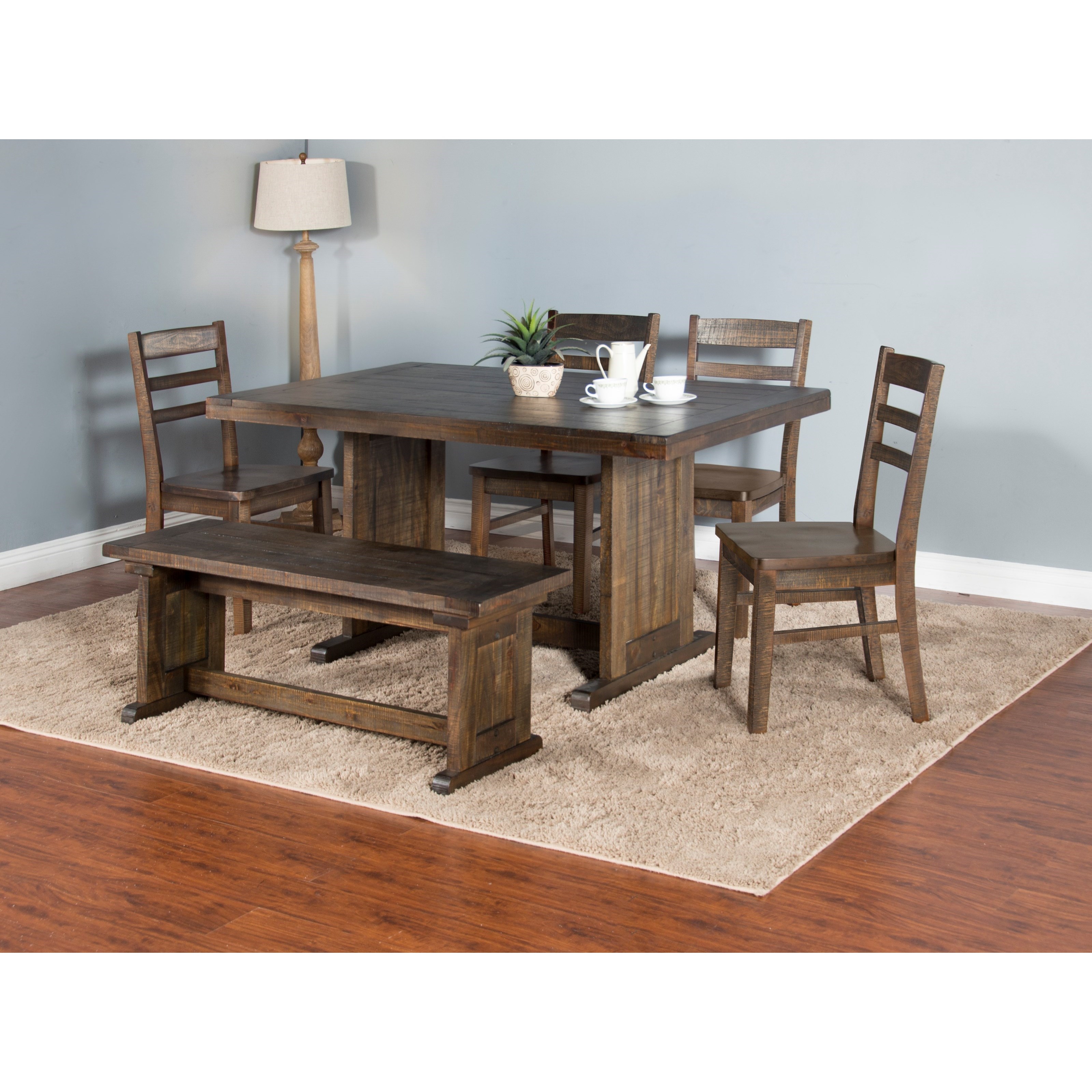 Sunny Designs Homestead Side Bench | Conlin's Furniture | Dining Benches