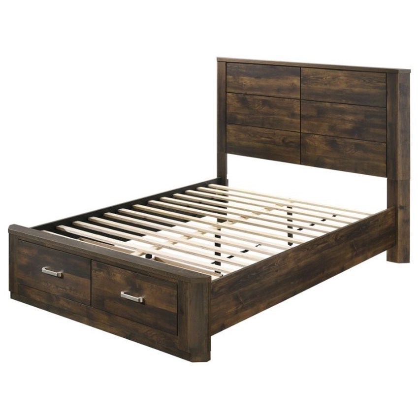 Acme Furniture Elettra 24200Q Contemporary Queen Storage Bed | Del Sol ...