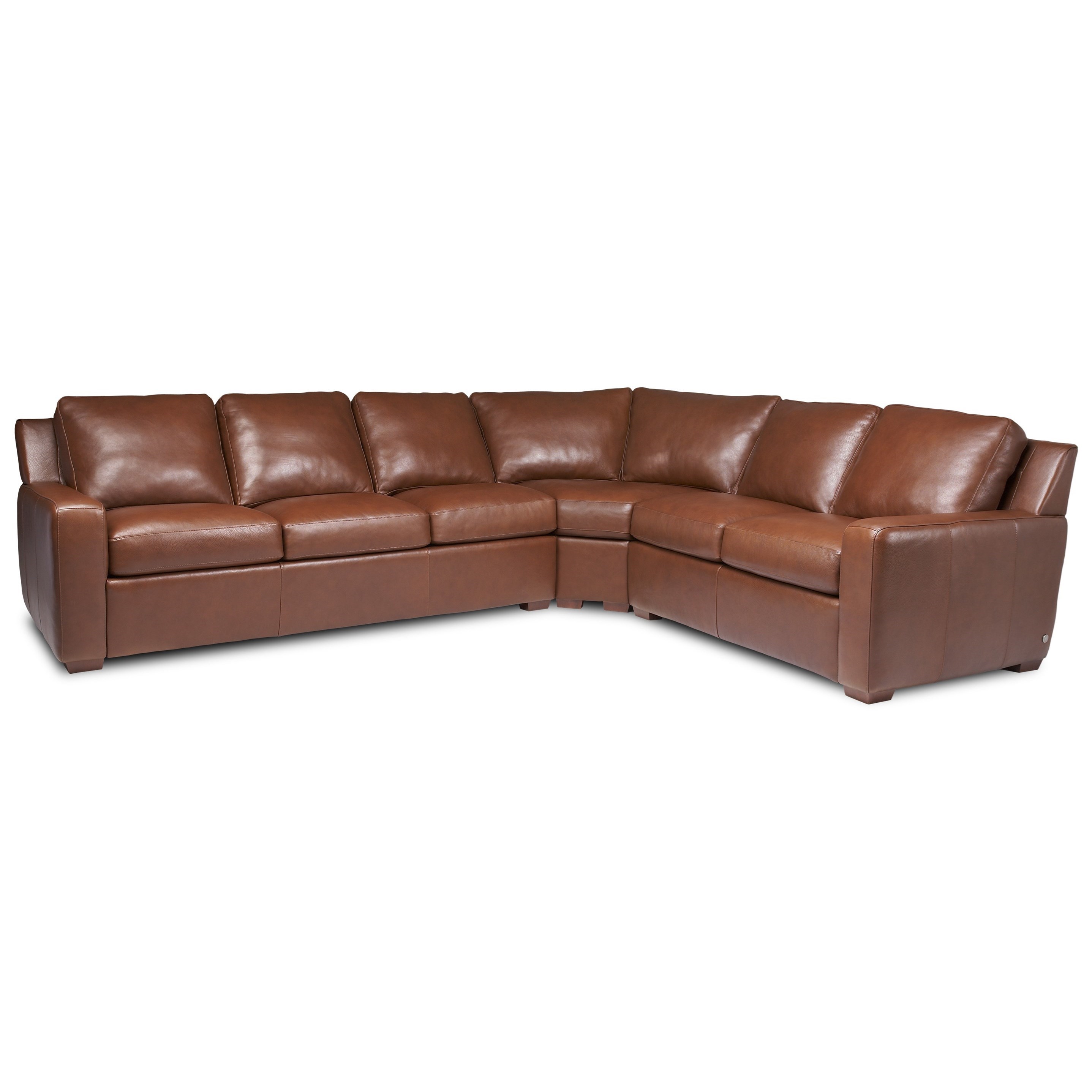 American Leather Lisben Contemporary L-Shaped Sectional | Find Your ...