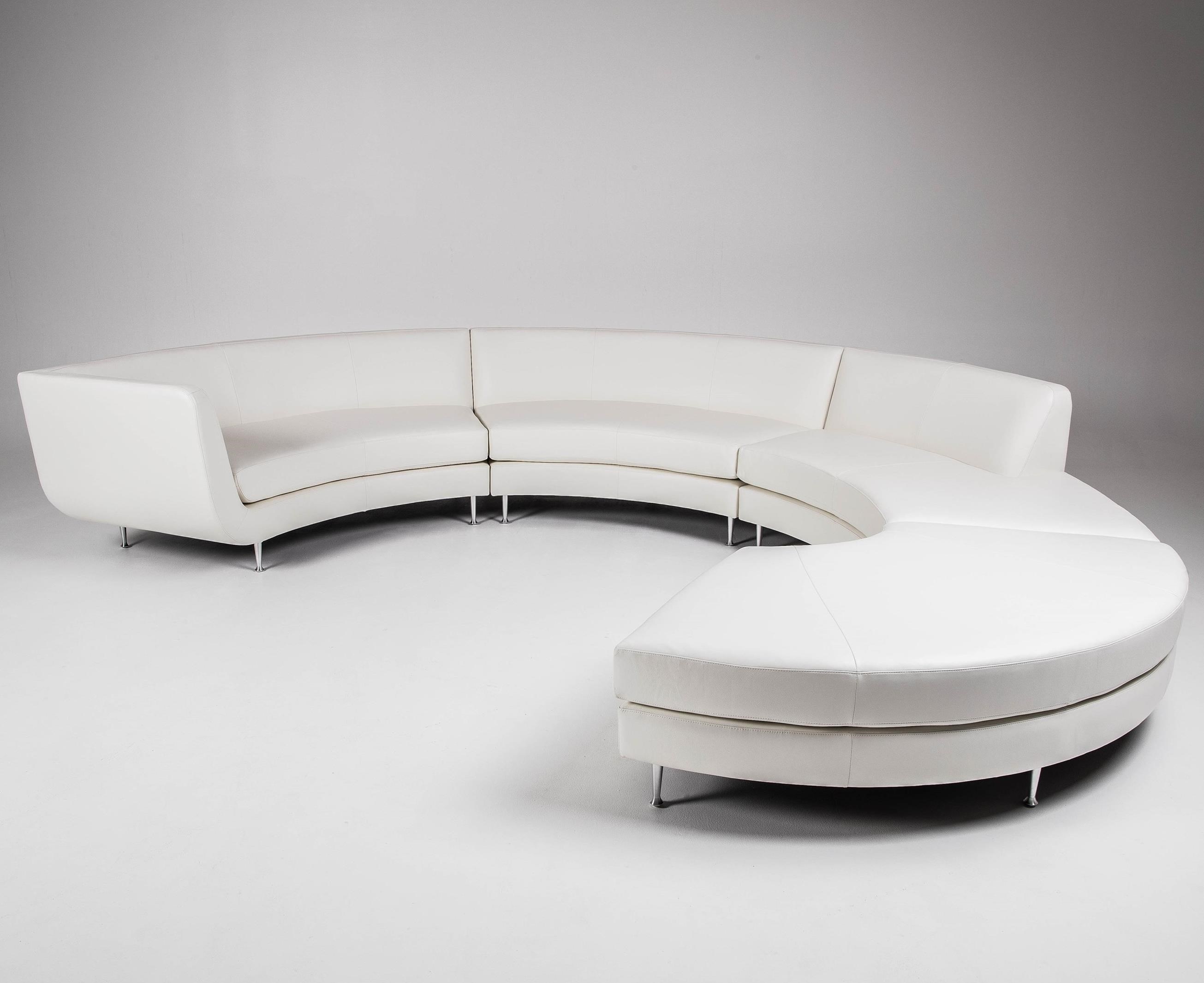 American Leather Menlo Park Contemporary 5-Seat Sectional Sofa with ...