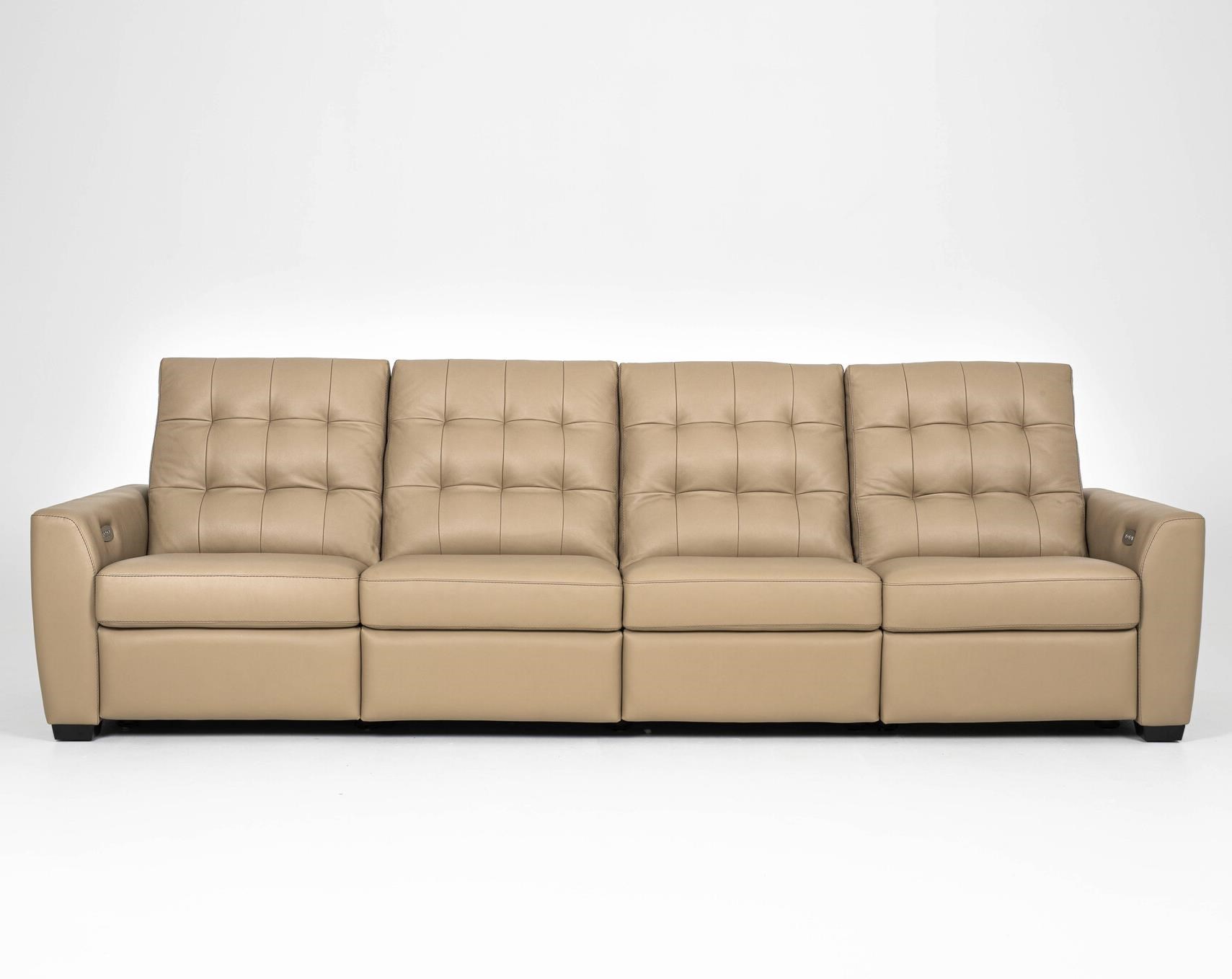 American Leather Napa Contemporary Power Reclining 4-Seat Sofa ...
