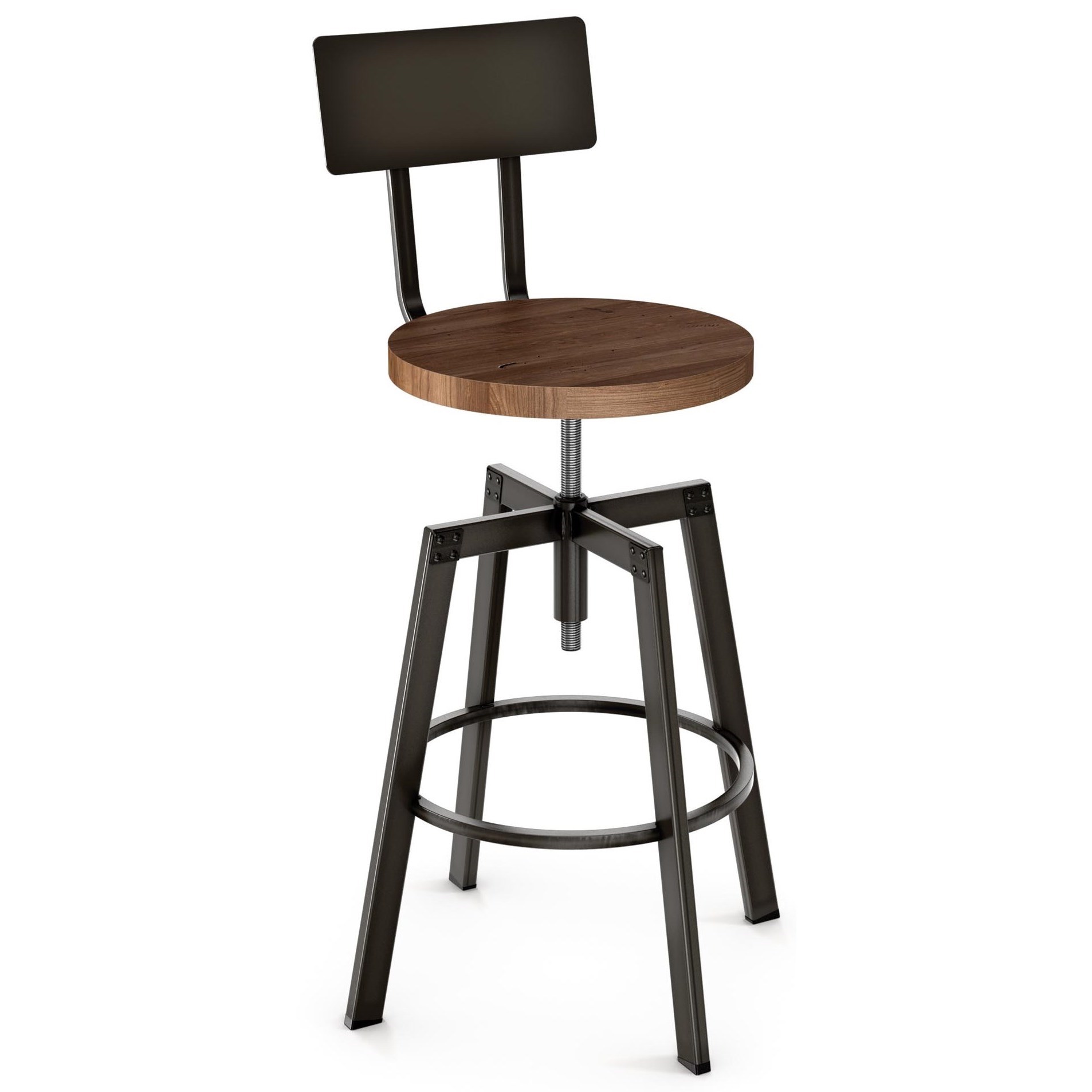 Amisco Industrial - Amisco Adjustable Height Architect Screw Stool ...