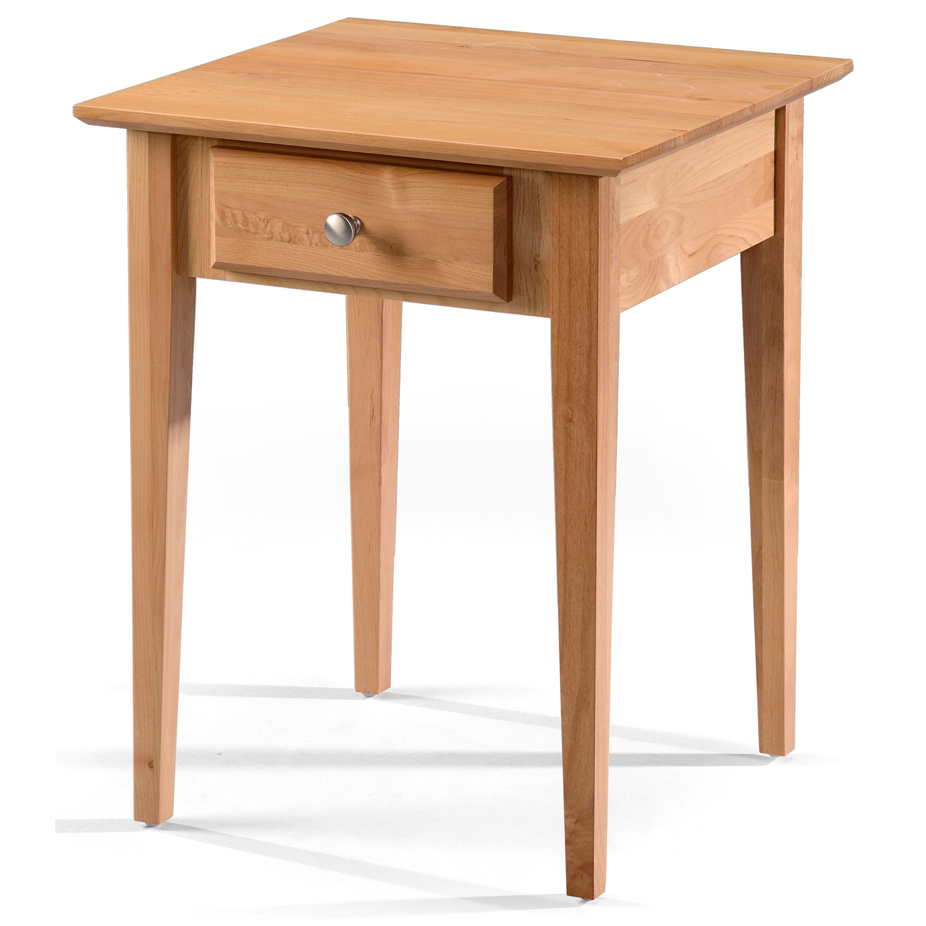Archbold Furniture Occasional Tables End Table with Narrow and Tapered ...