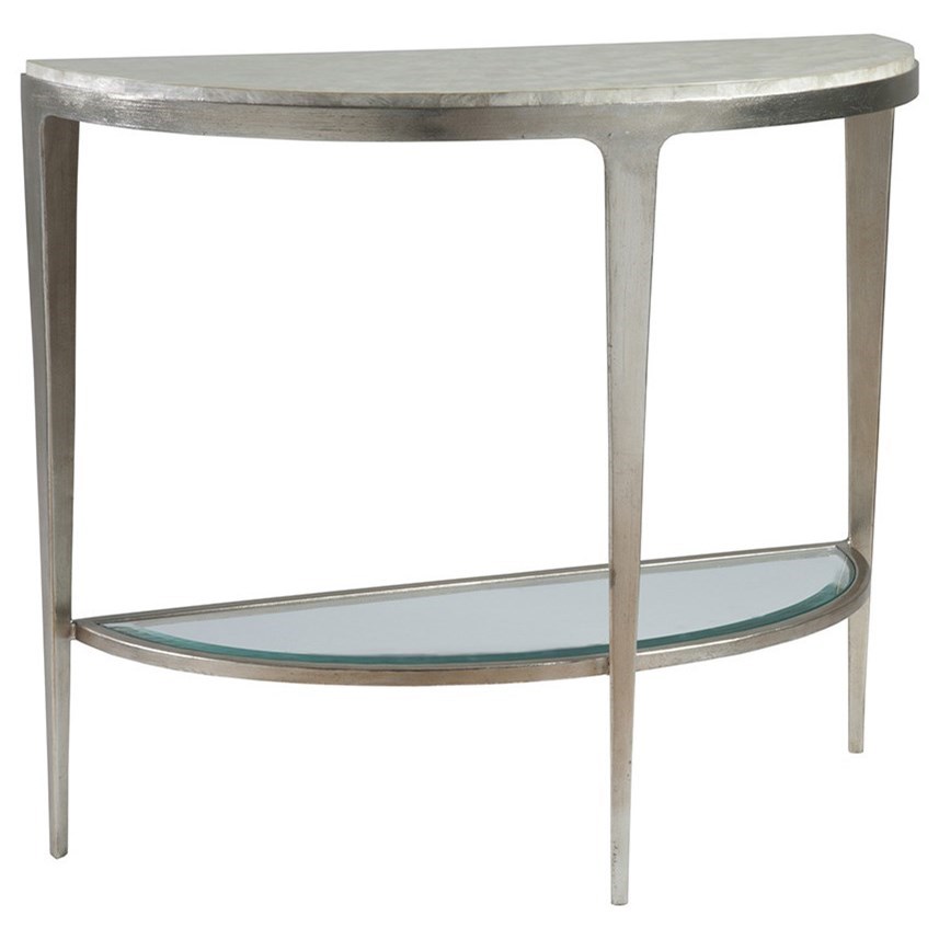 Artistica Gravitas Contemporary Capiz Shell Console Table | Belfort ...