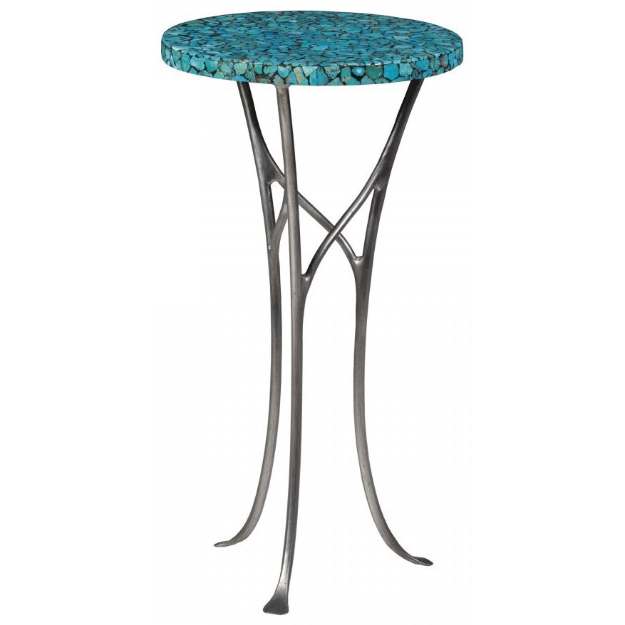 Artistica Isidora Turquoise Chair Side Accent Table | Belfort Furniture ...