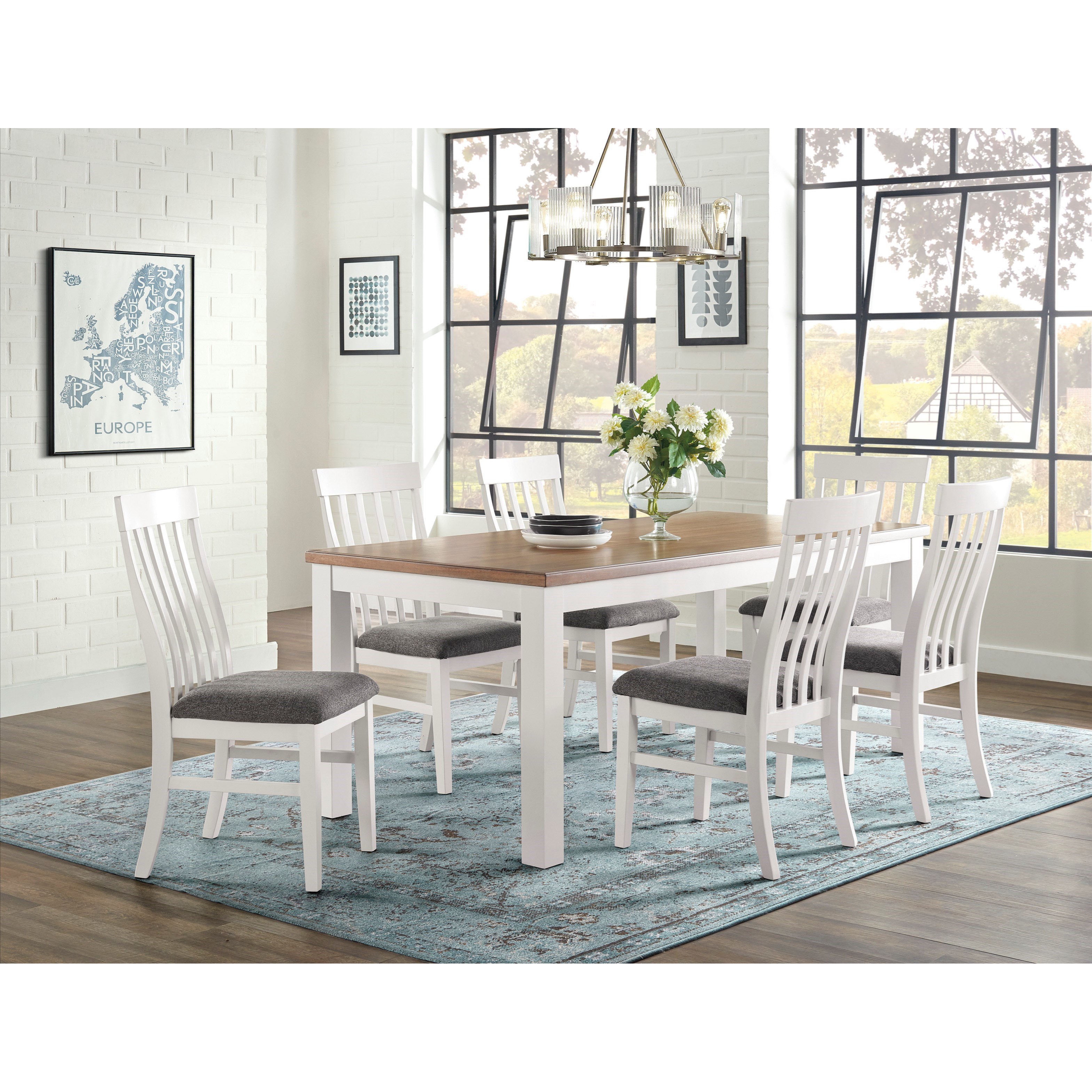Ashley Furniture Dining Table Set / Bennox Dining Table And Chairs With ...