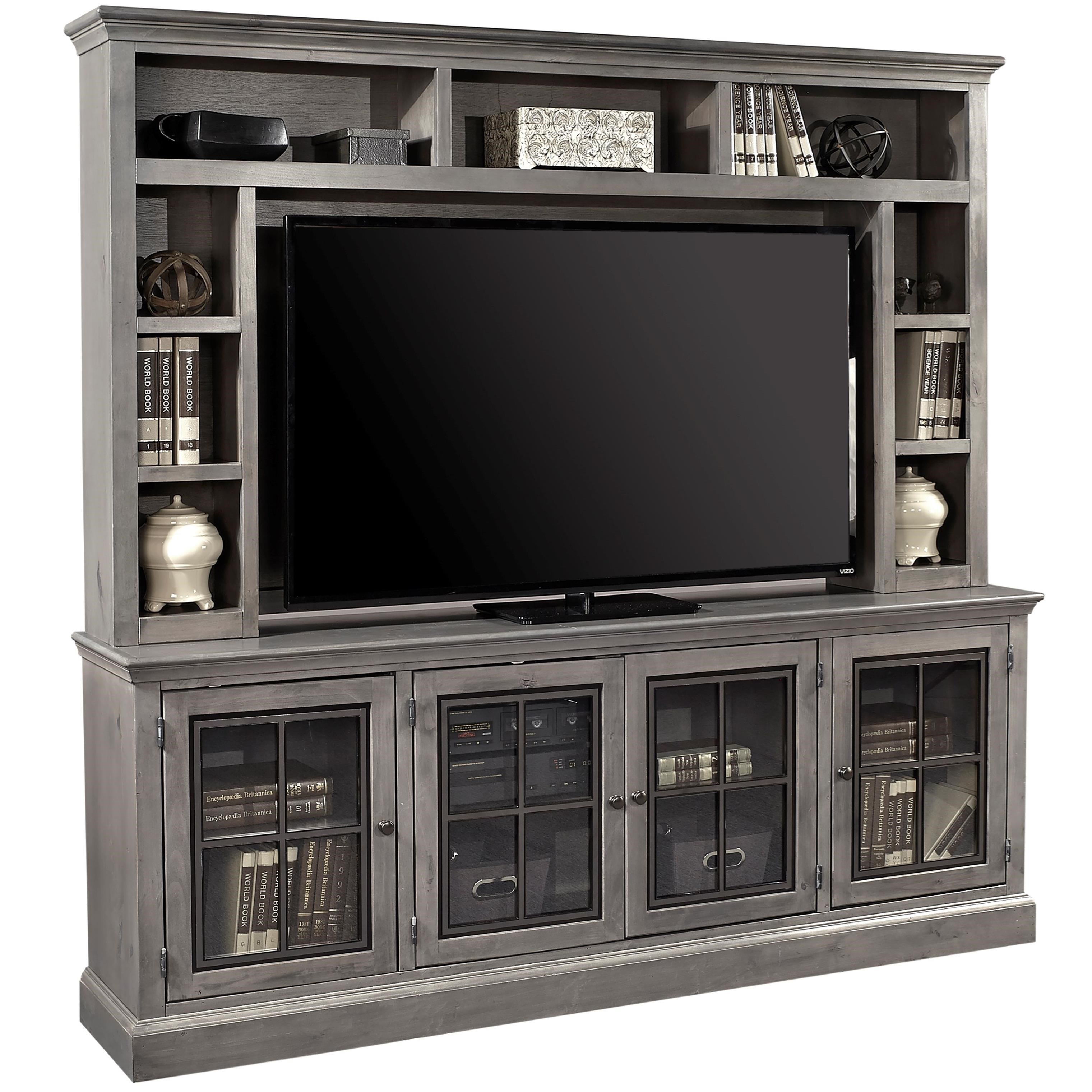 Aspenhome Churchill Transitional 84" TV Console with Wire Management ...