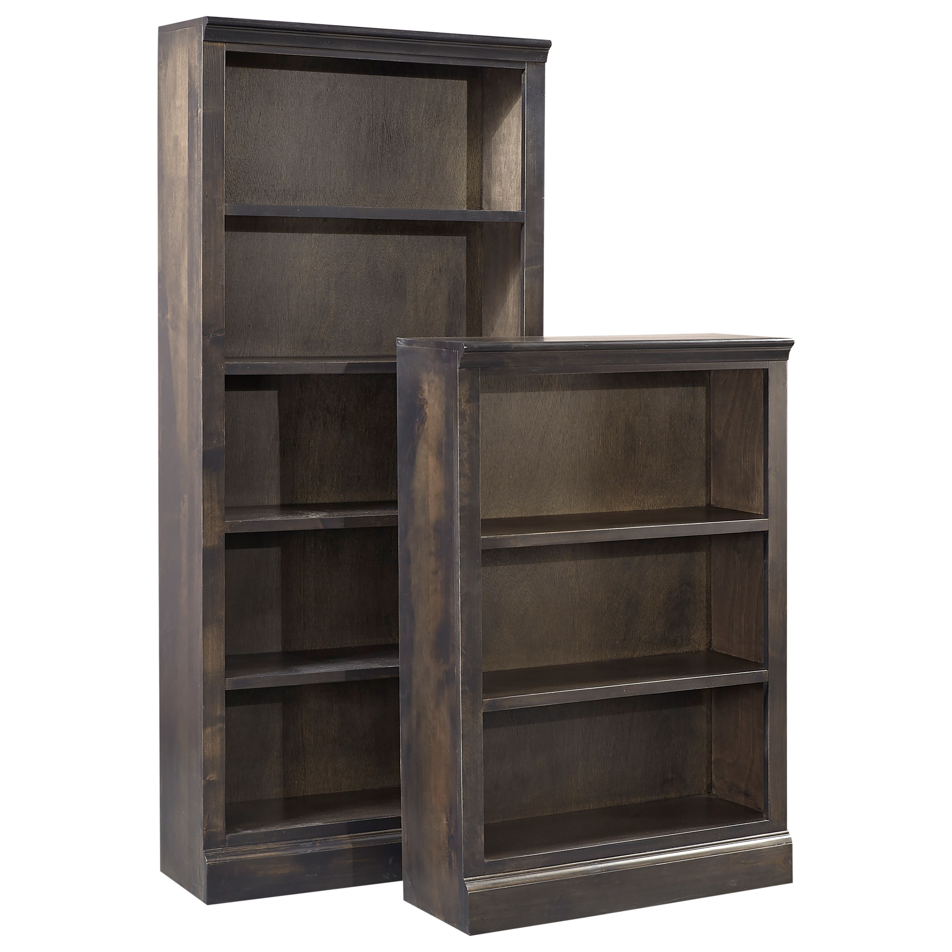 Birch Home Churchill Transitional 48" Bookcase with 2 Fixed Shelves ...