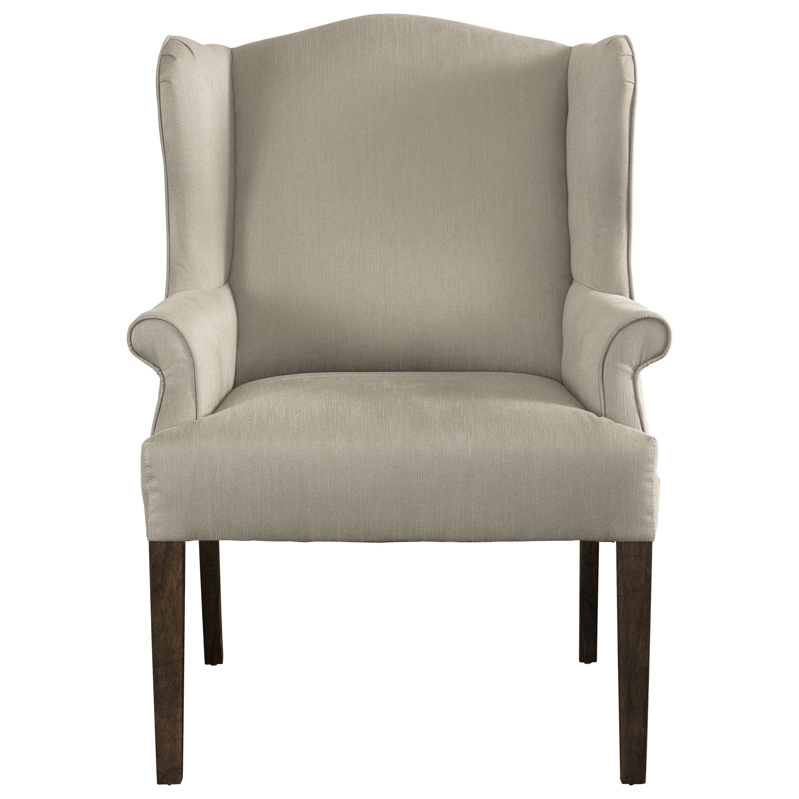 Wingback Dining Chair With Arms / Jessica Charles Fine Upholstered ...