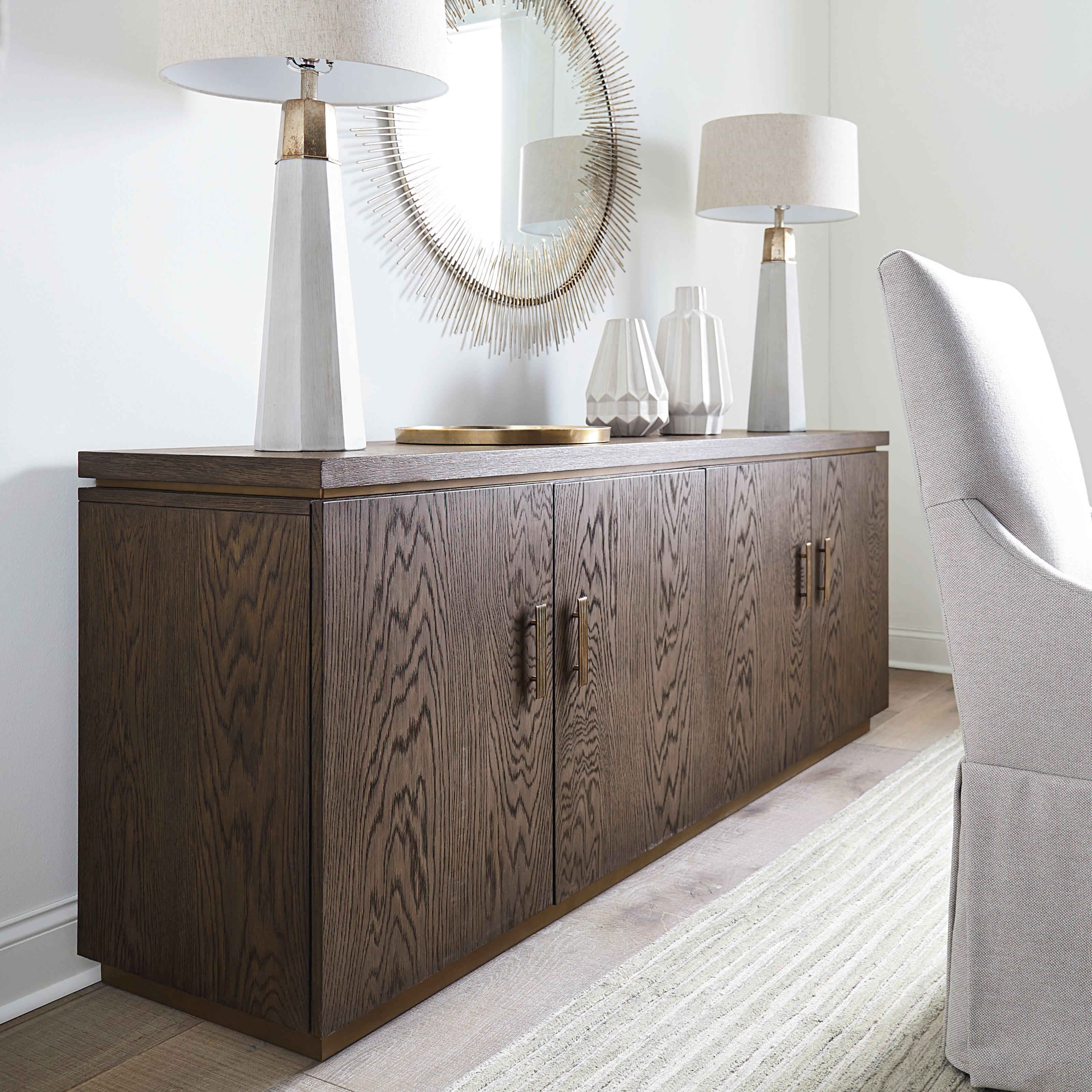Bassett Modern - Astor and Rivoli Modern Sideboard with Adjustable ...