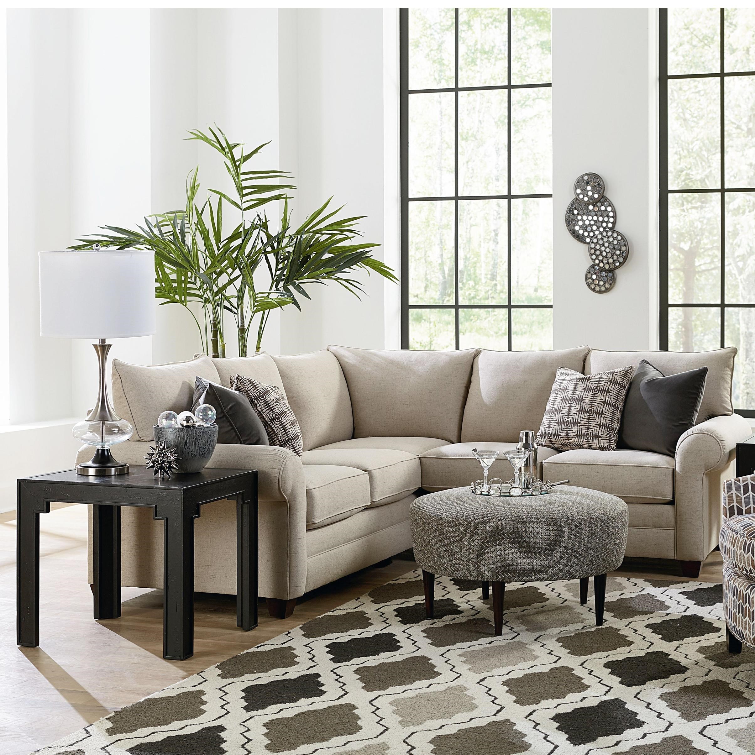 Bassett Cameron Sectional Living Room Group | Bassett of Cool Springs ...
