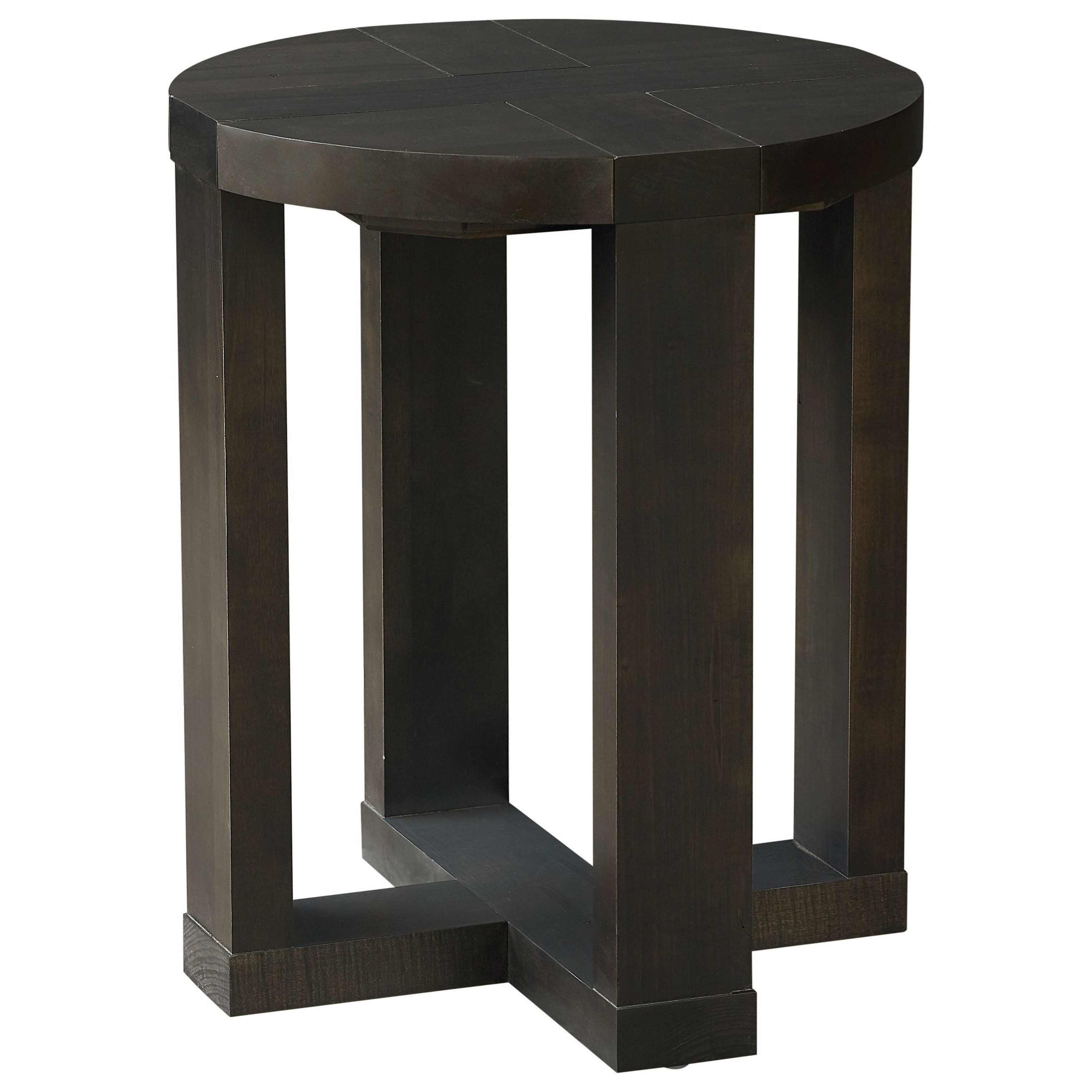 Bassett Skyline Customizable Solid Wood Round End Table | Bassett of ...