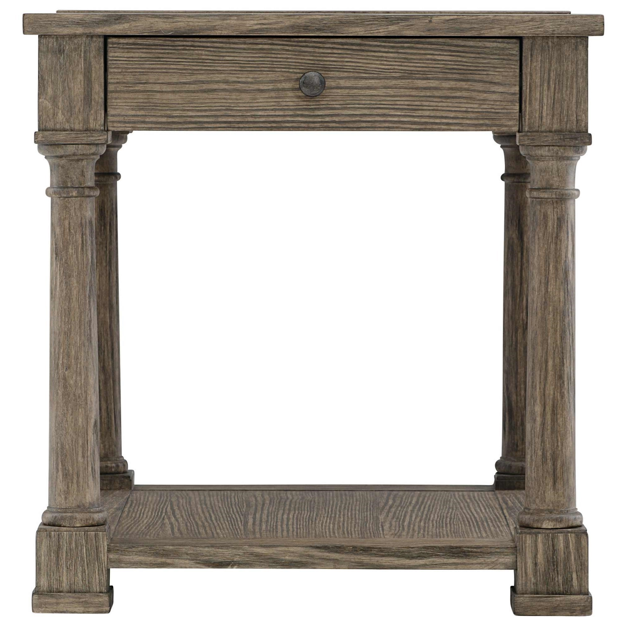 Bernhardt Canyon Ridge Transitional 1-Drawer Side Table | Sprintz ...