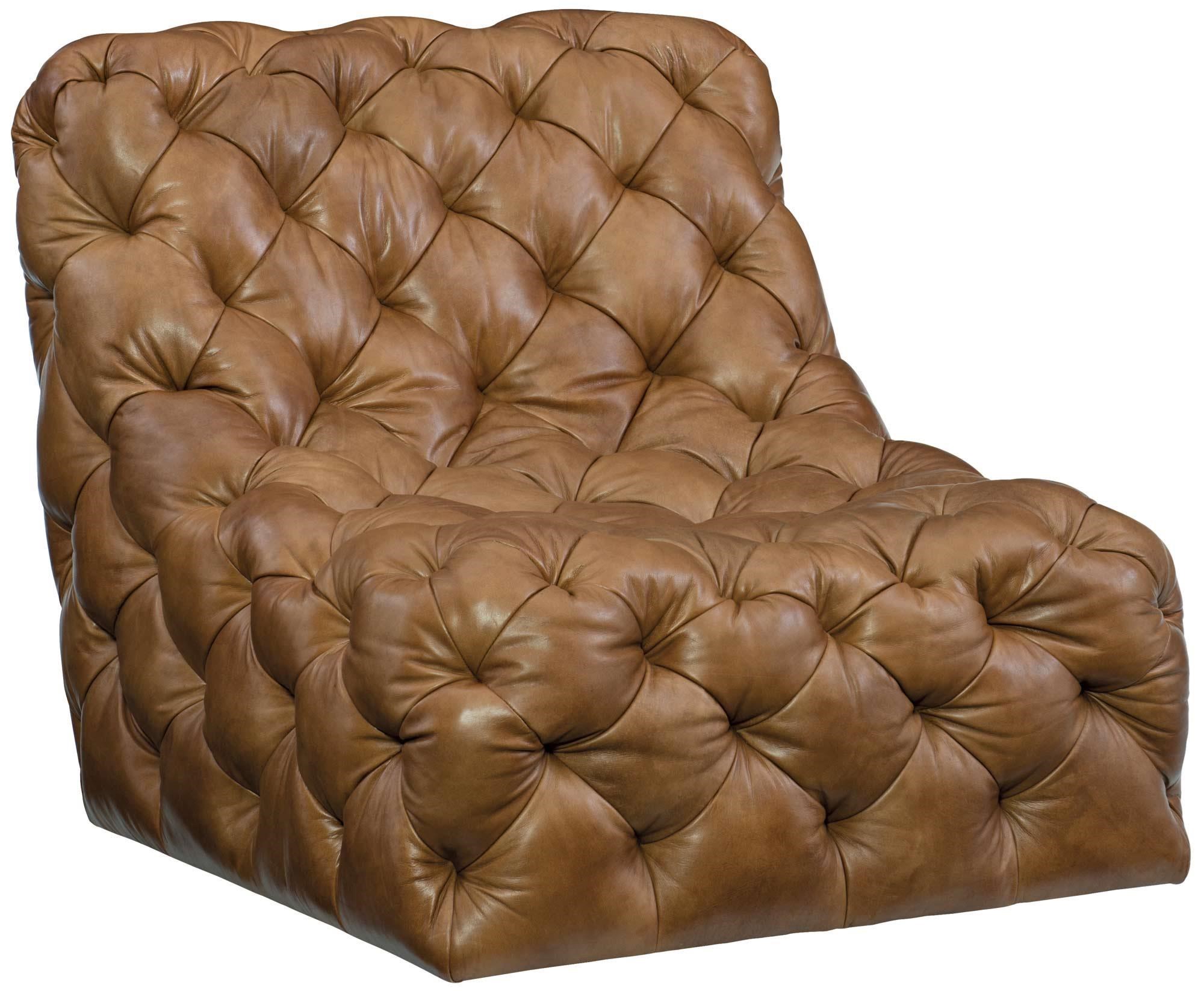 Bernhardt Rigby Armless Tufted Swivel Chair | Sprintz Furniture ...