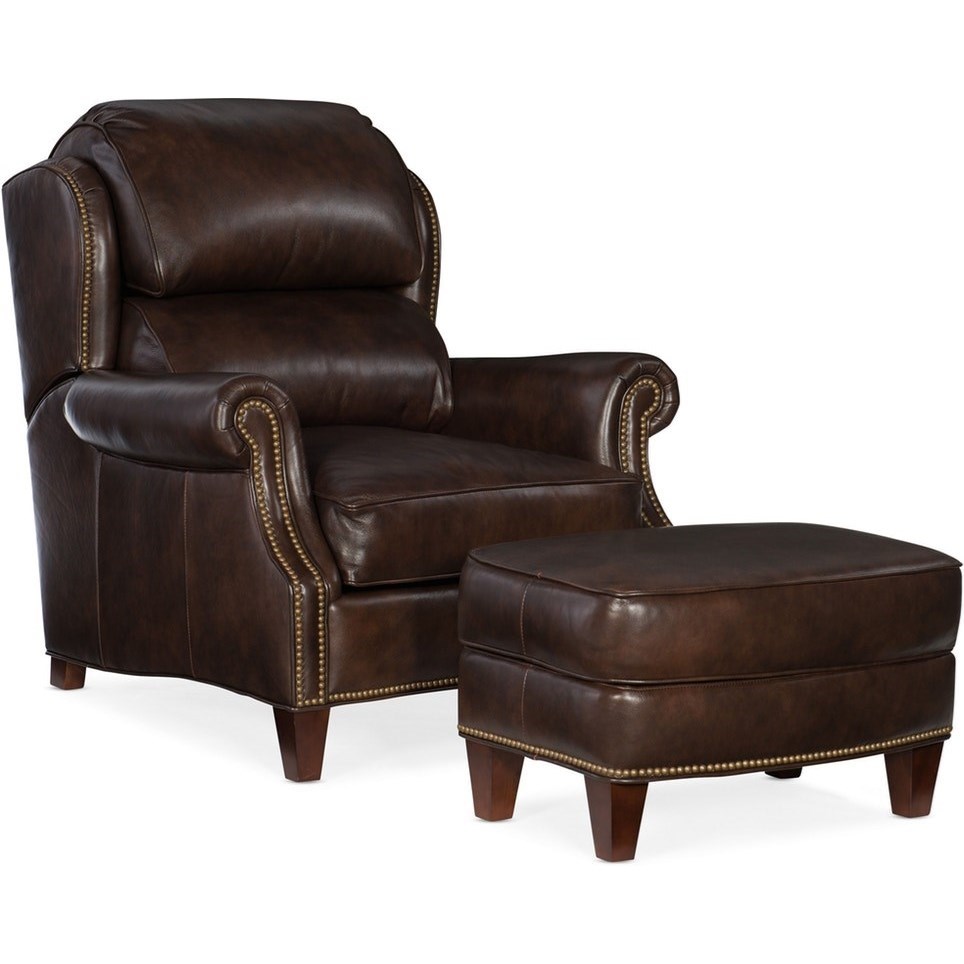 Oversized Leather Chair And Ottoman Sets