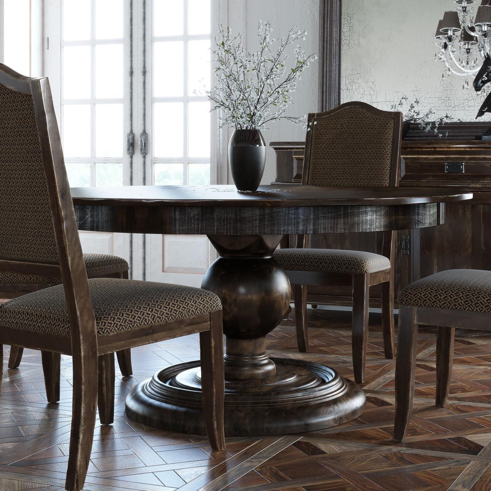 Canadel Round Pedestal Table at Ronald Lockett blog