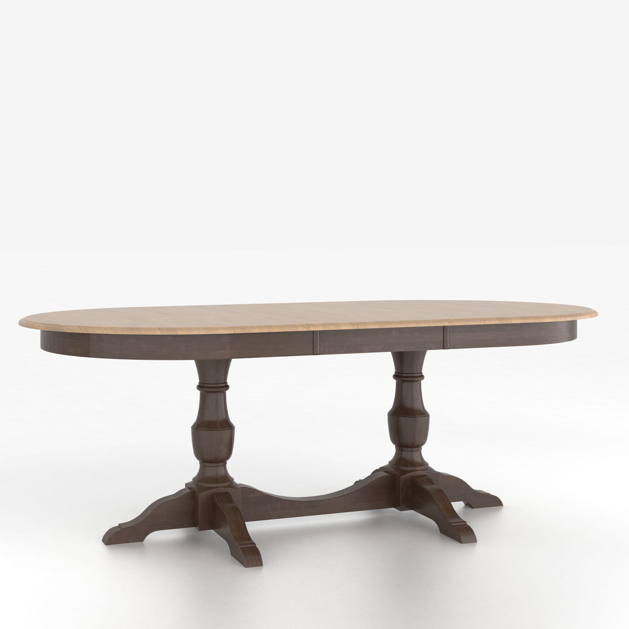 Canadel Custom Dining Tables Customizable Oval Table with Base ...