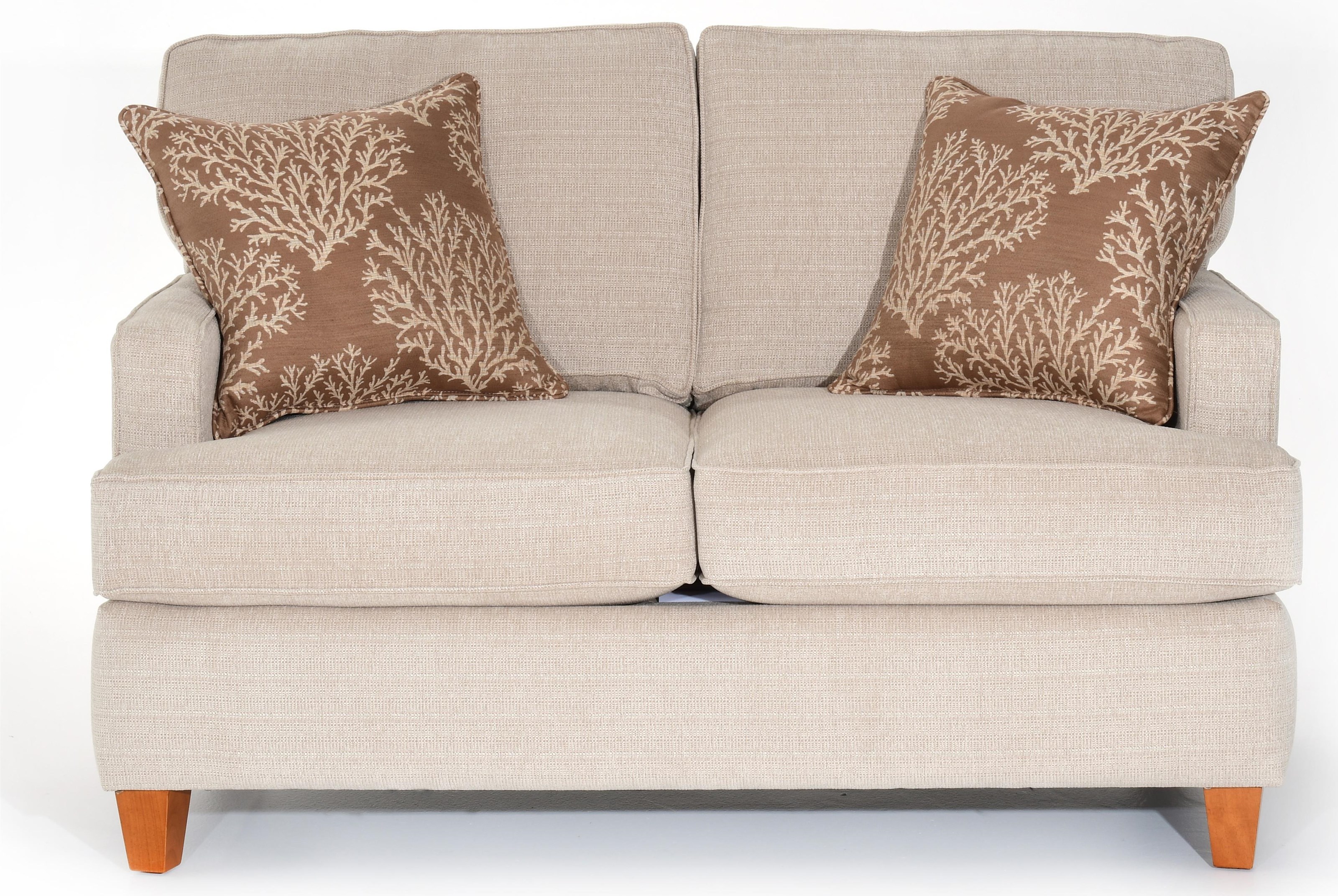 Capris Furniture 162 L162 Contemporary Loveseat | Baer's Furniture ...