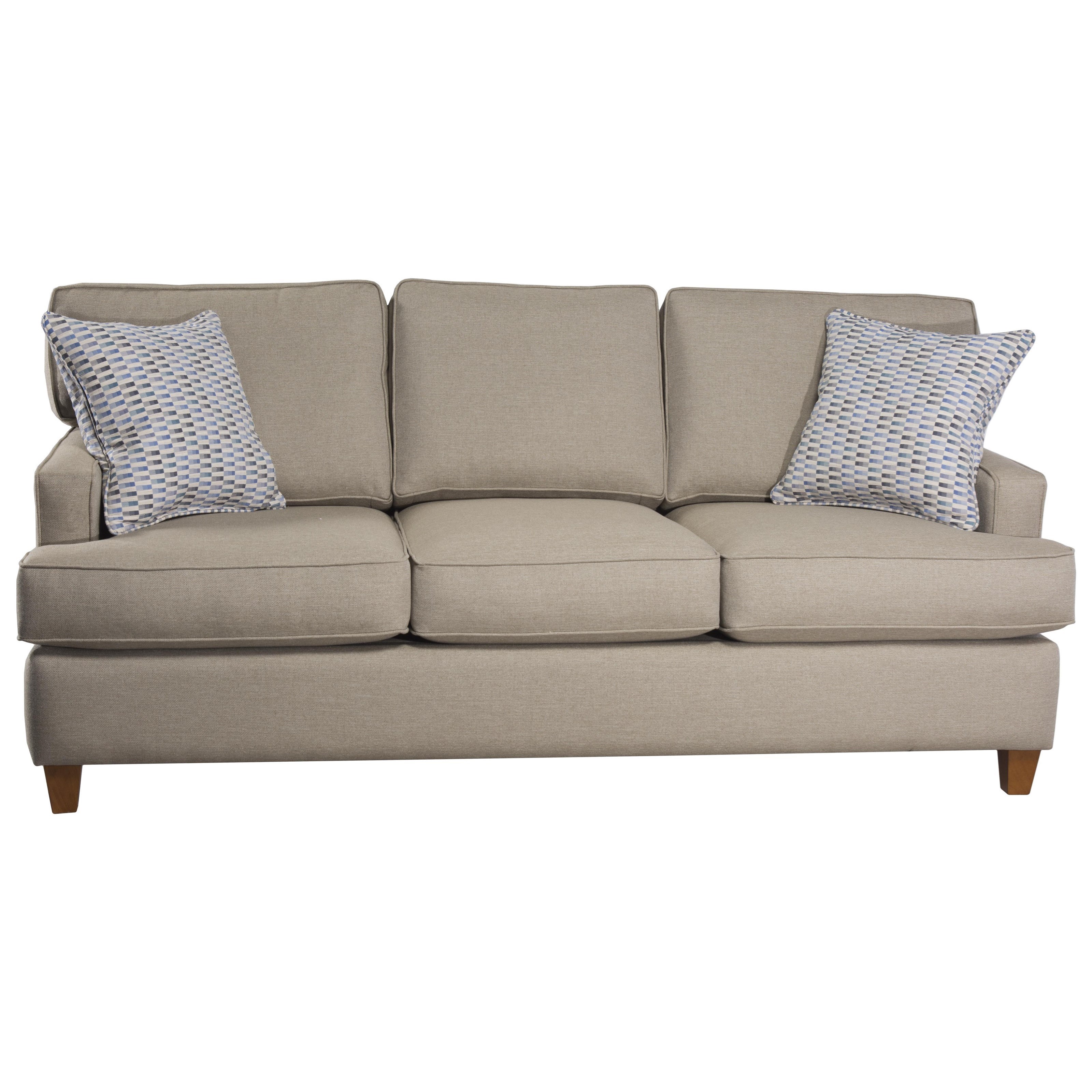 Capris Furniture 162 S162 Contemporary Small-Scale Sofa | Baer's ...