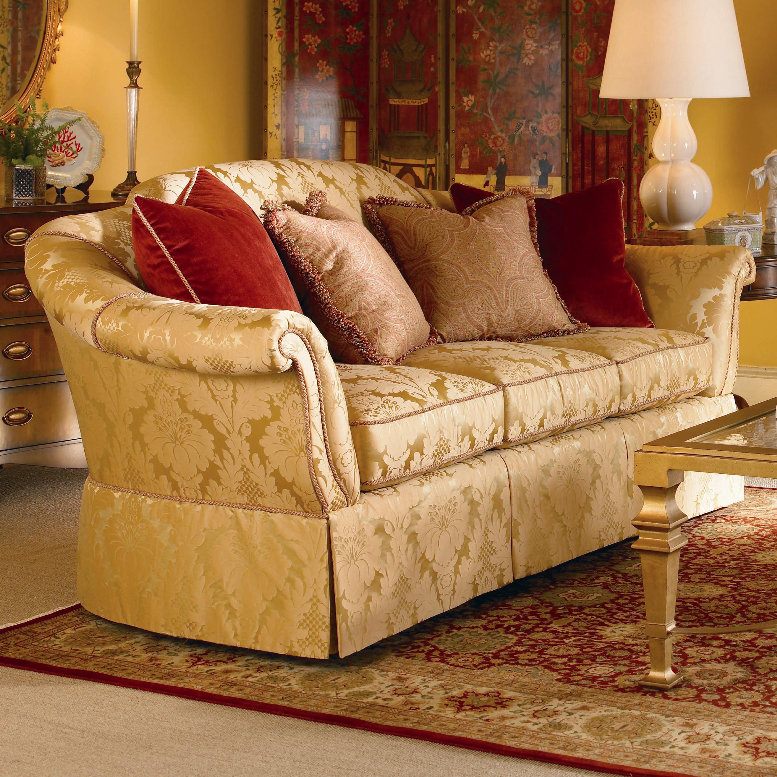 Century Signature Upholstered Accents 22-216 Traditional Sofa with ...