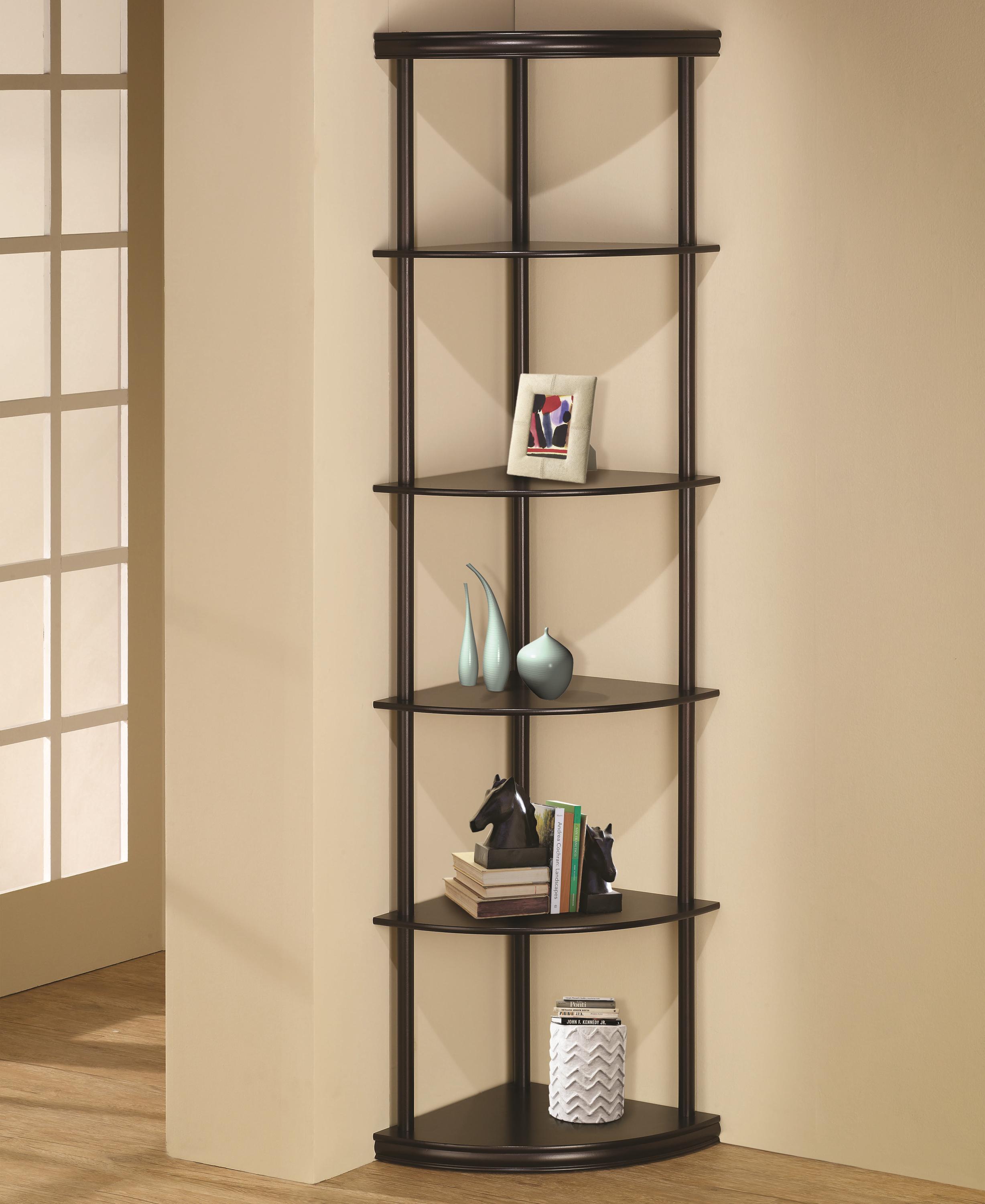 Corner Bookshelf