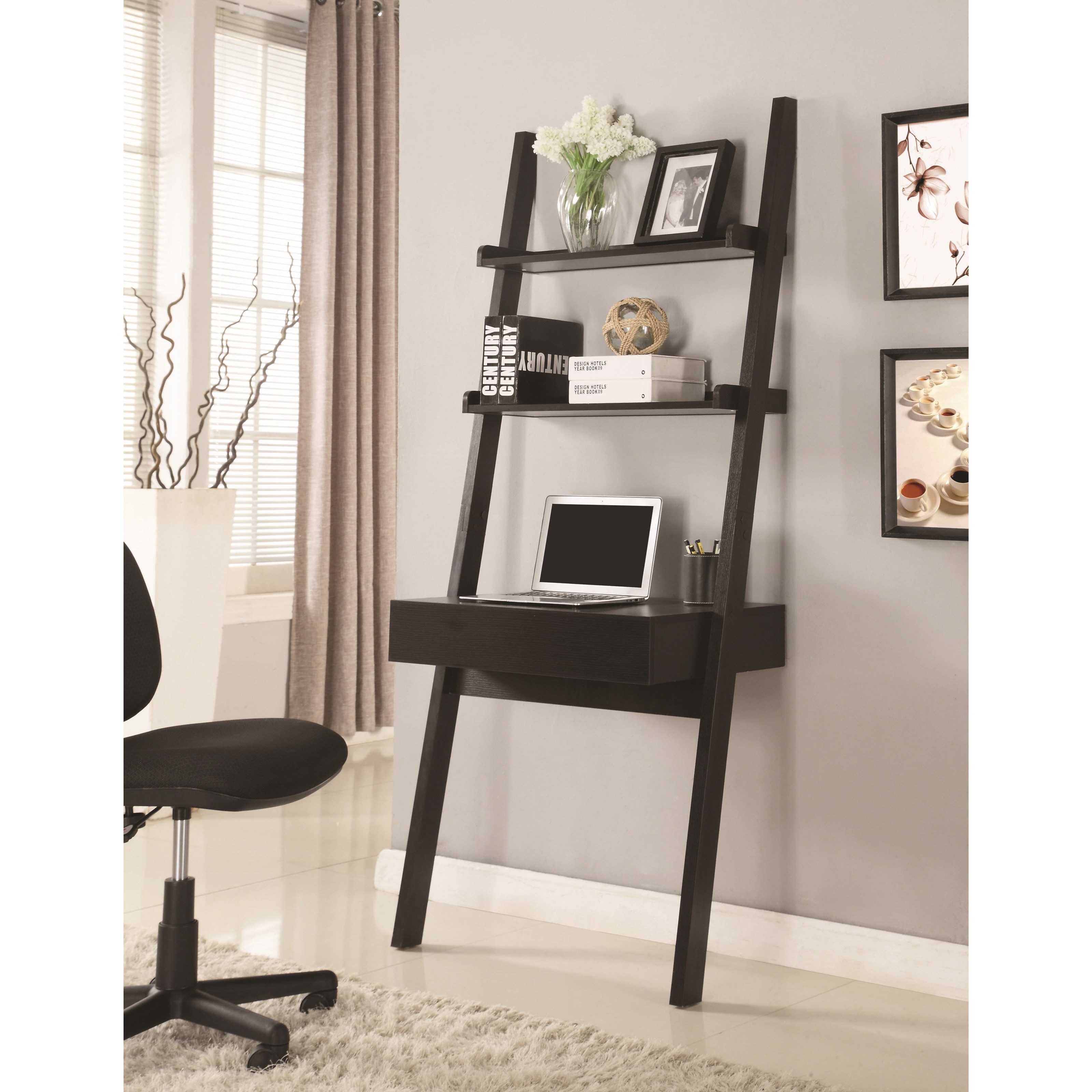 Coaster Wall-Leaning Writing Ladder Desk | Value City Furniture | Table ...
