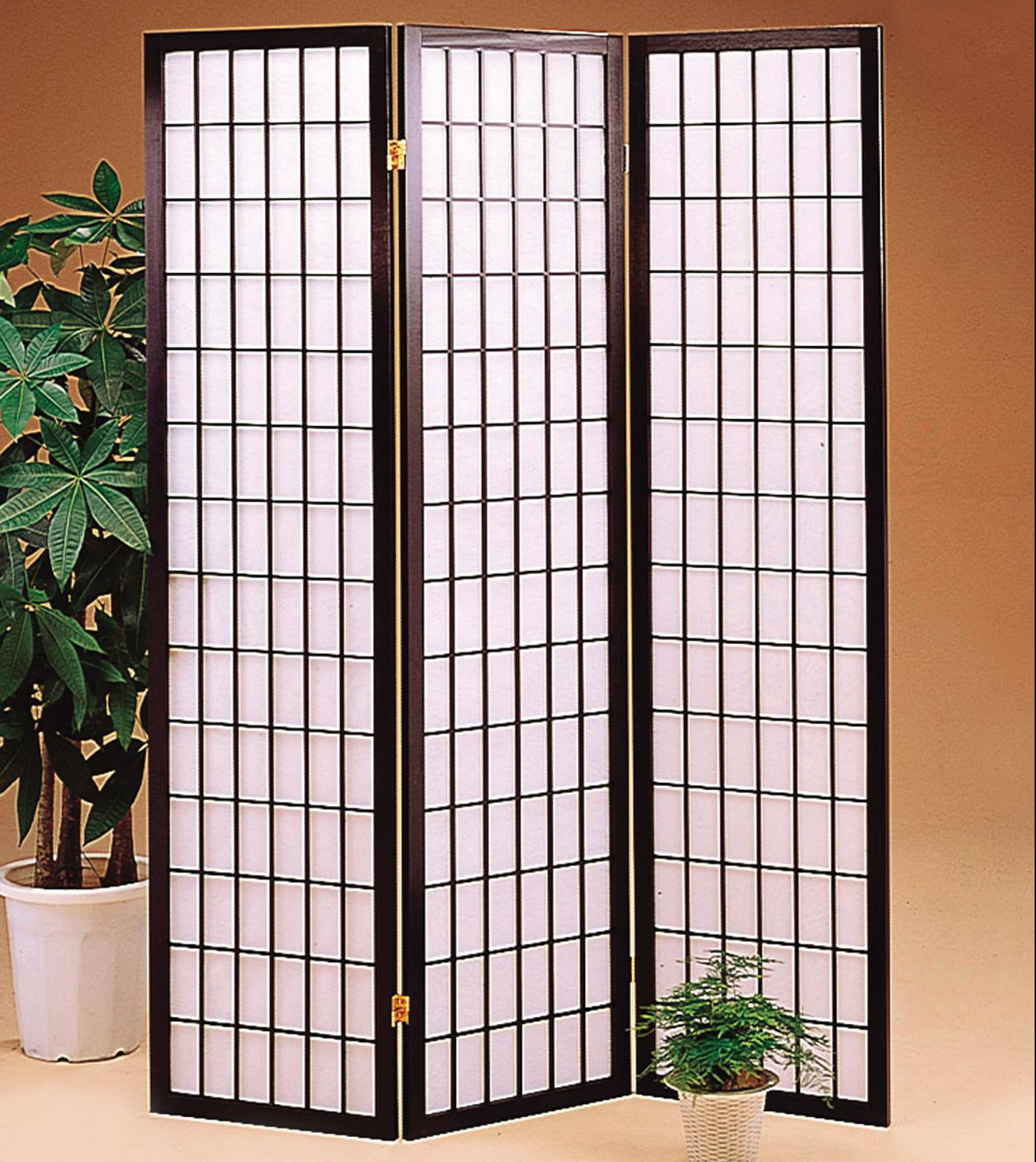 Coaster Folding Screens Three Panel Folding Floor Screen | A1 Furniture ...