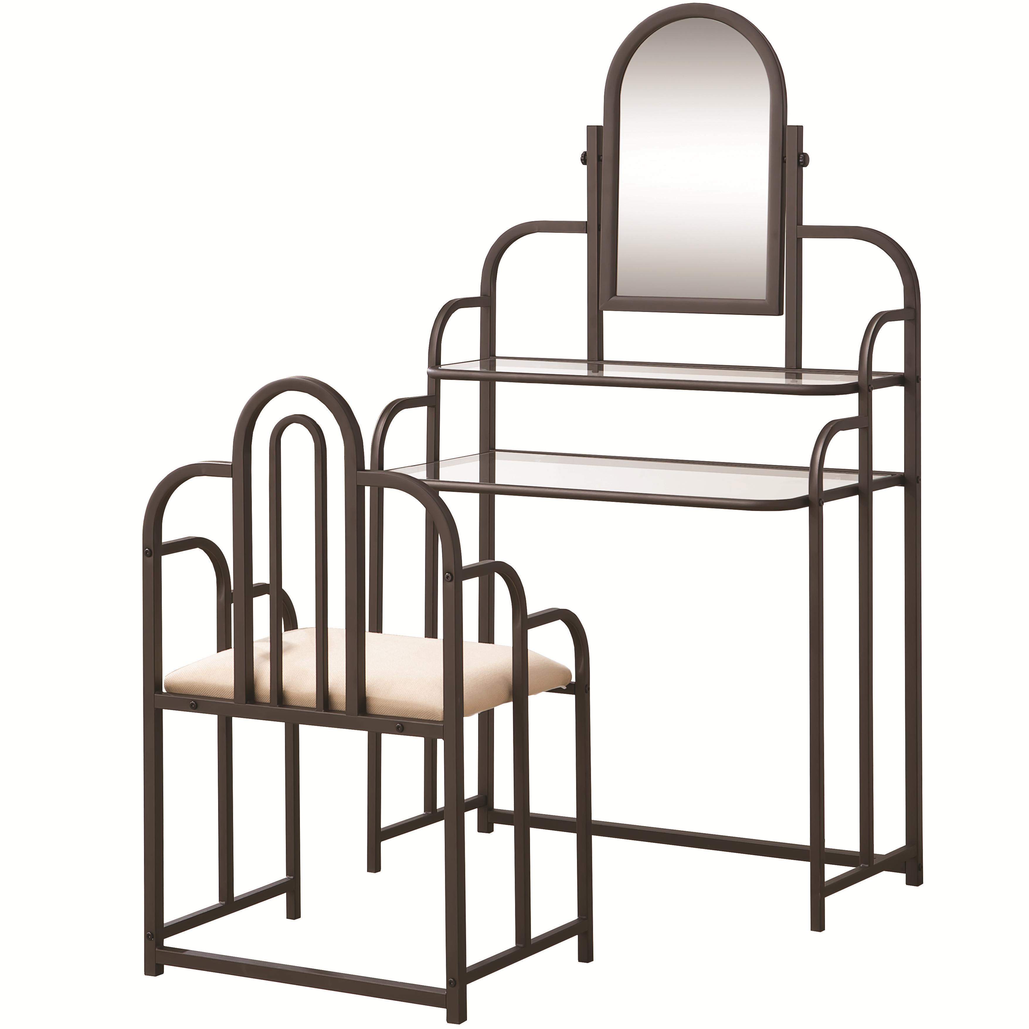 Coaster Vanities Two Piece Traditional Vanity Set Rife s Home Coaster Vanities Two Piece Traditional Vanity Set Rife s Home