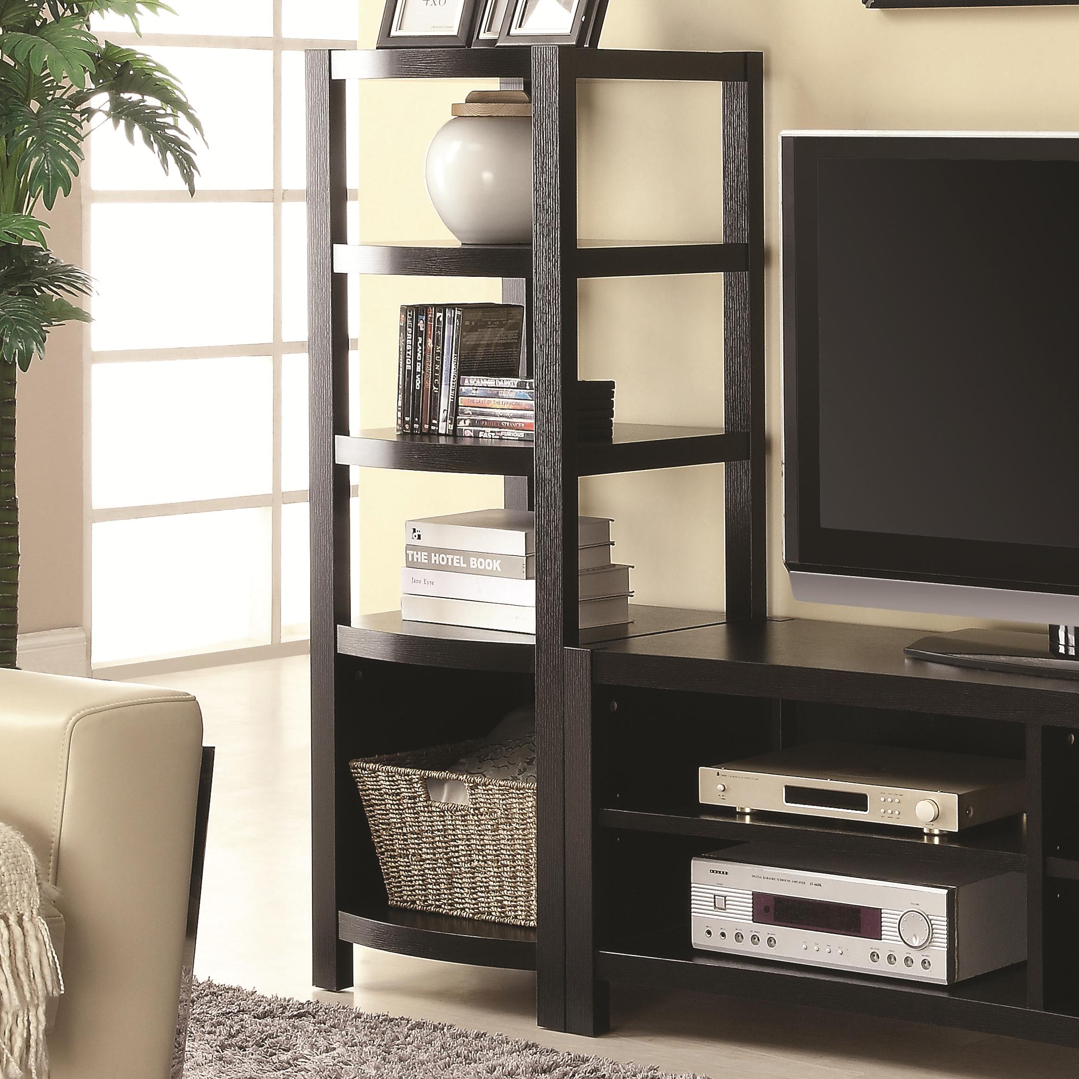 Media Tower Bookcase at William Deas blog