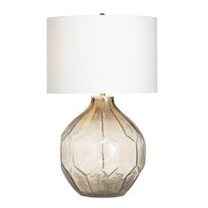 Crestview Collection Lighting GREY GLASS TABLE LAMP | Howell Furniture ...