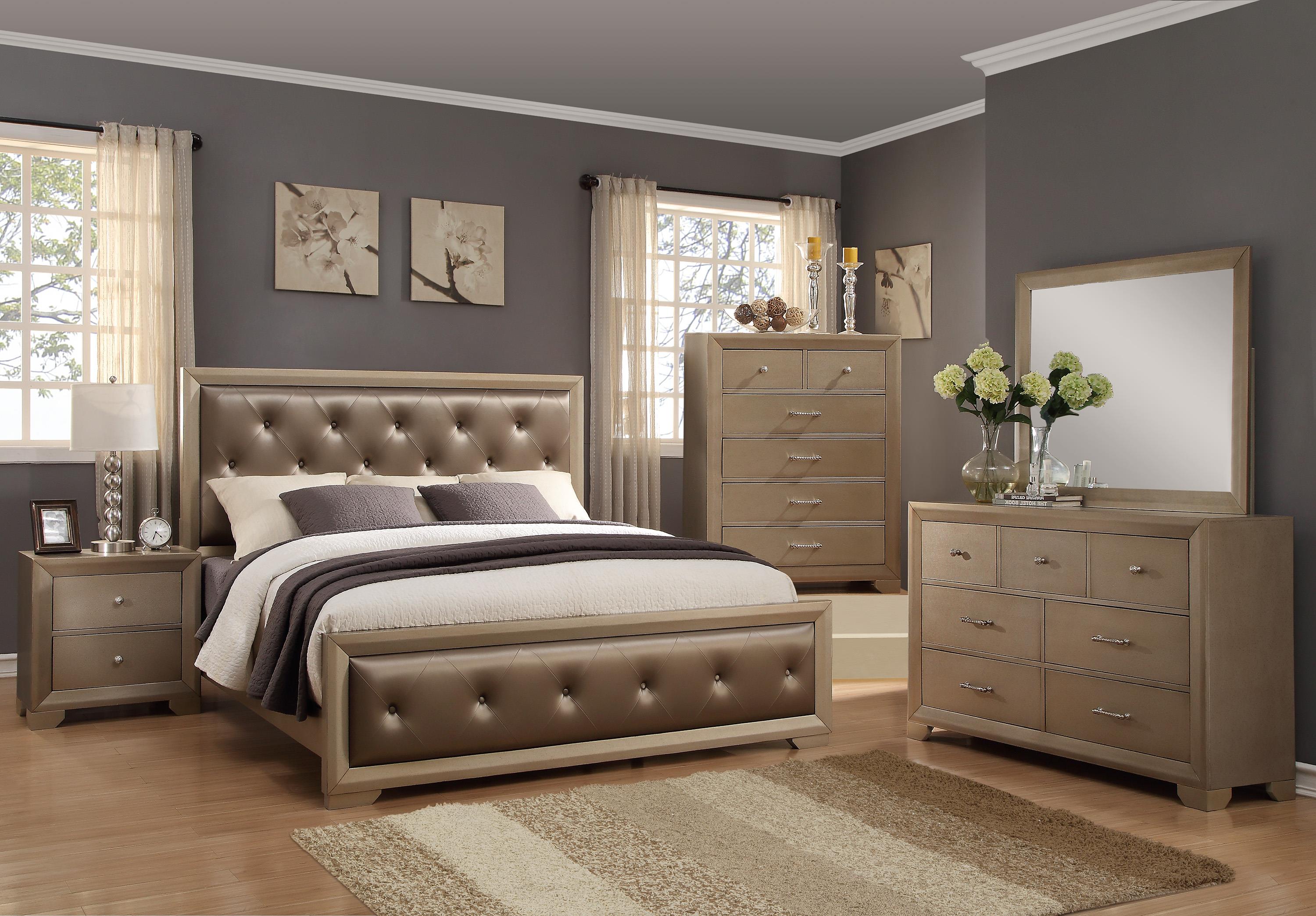 Bedroom Paint Color Ideas: Pictures & Options: champagne color bedroom set