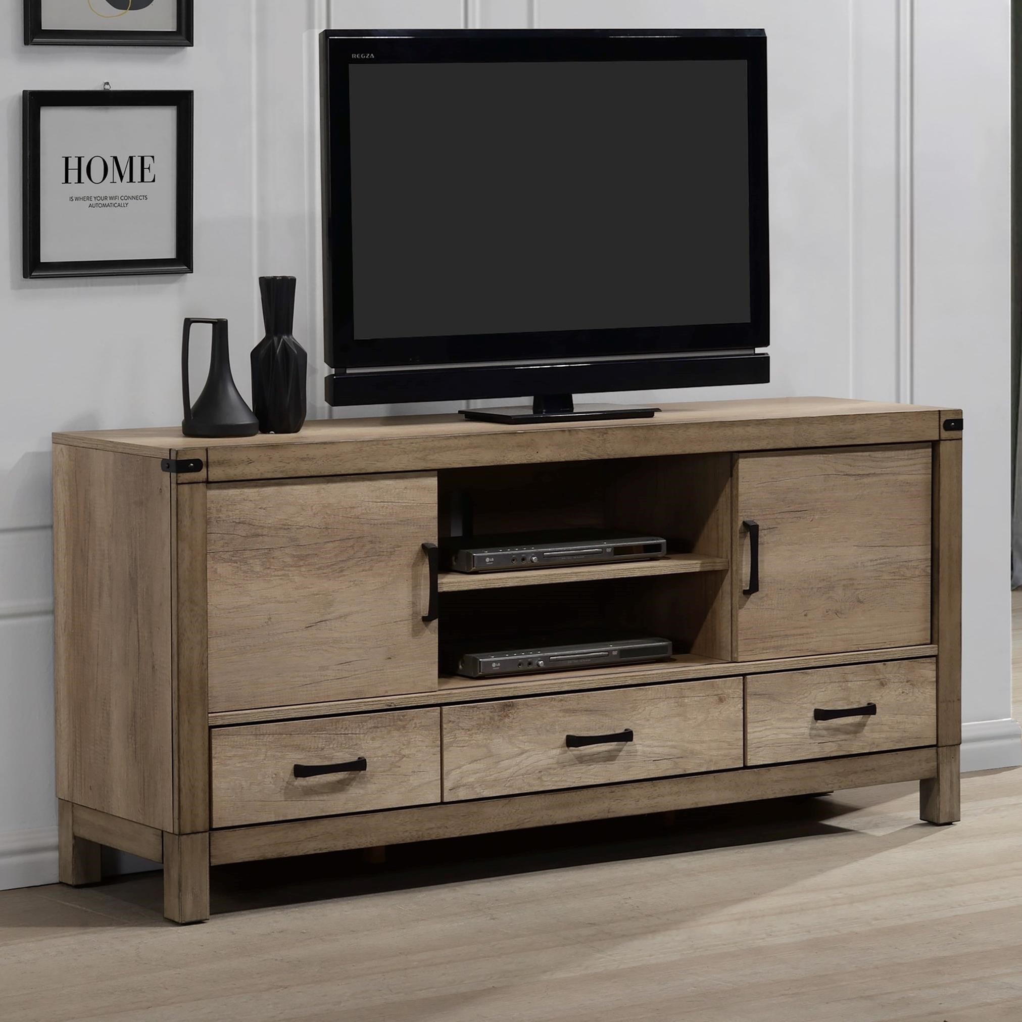 Royal Fair Matteo 3 Drawer TV Stand Ruby Gordon Home TV Stands