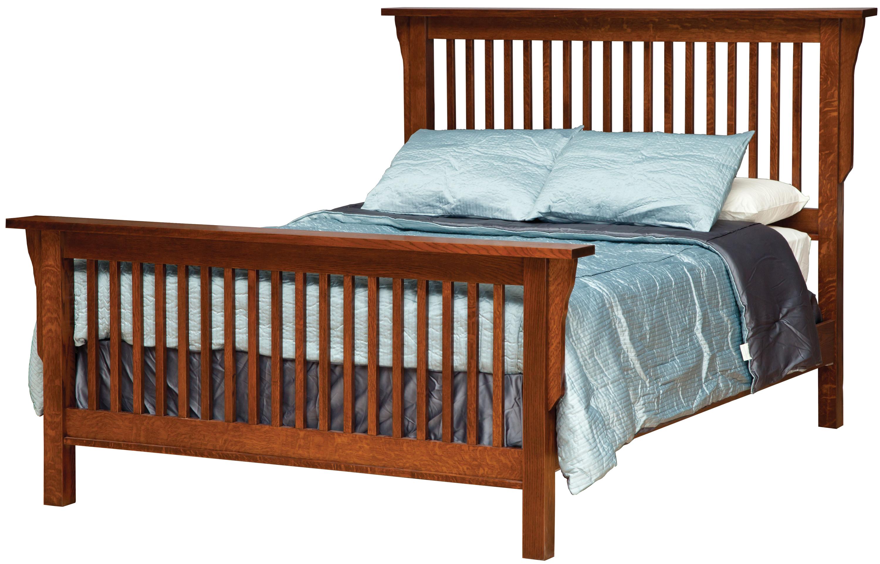 Daniel's Amish Mission California King Mission-Style Frame Bed with ...